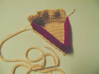 Crocheted Pie Slice : 6 Steps (with Pictures) - Instructables