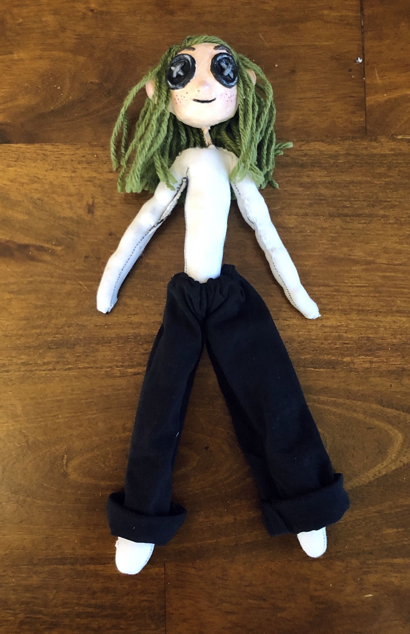 Coraline "Mini Me" Doll DIY : 7 Steps (with Pictures) - Instructables