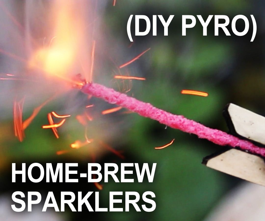 Homemade Sparklers for the 4th of July! - (Improvised Hand-Held ...