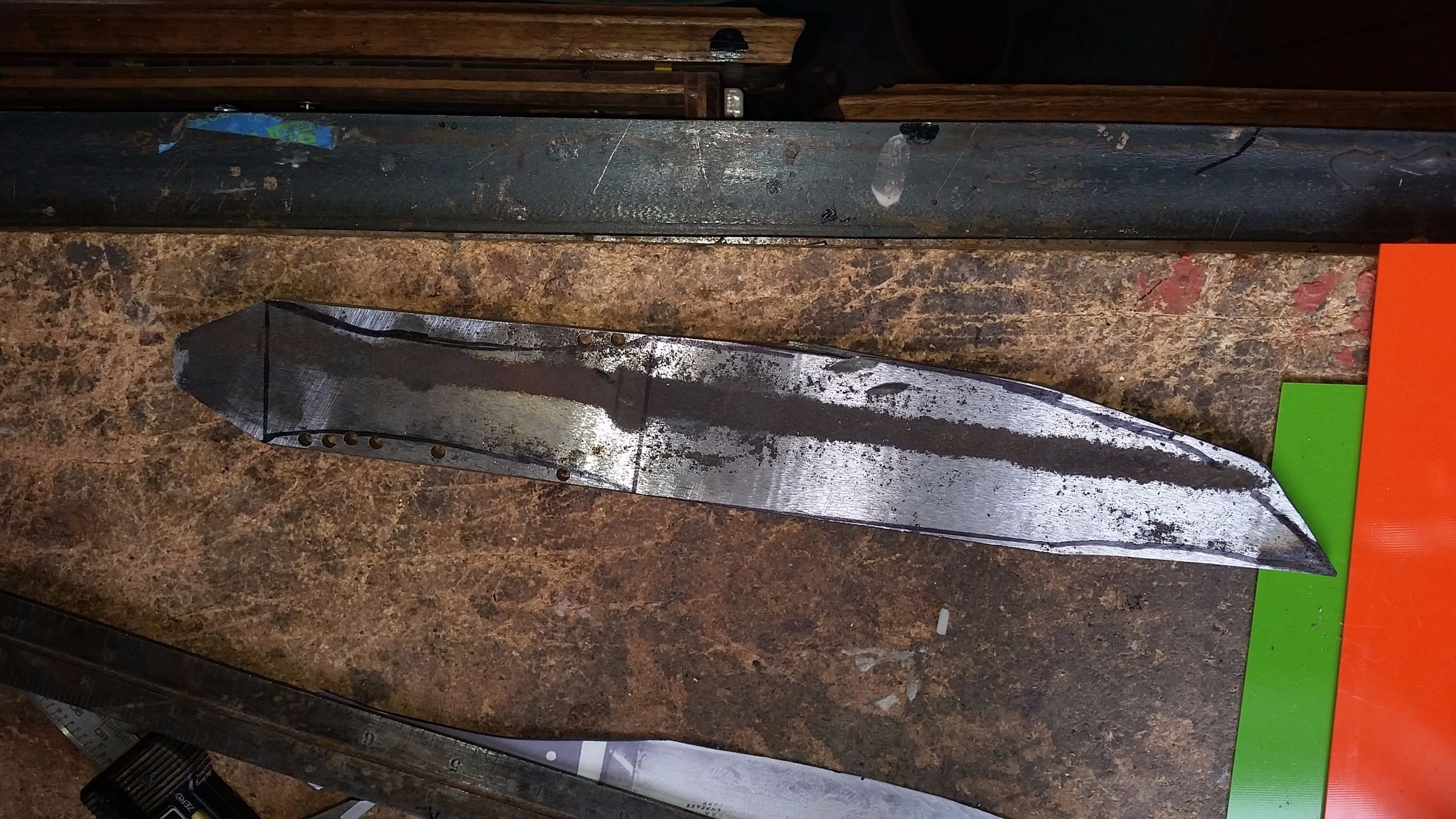 Bowie Knife From Leaf Spring : 9 Steps (with Pictures) - Instructables