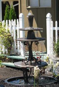 How to Make a Three Tiered Garden Fountain : 6 Steps (with Pictures ...