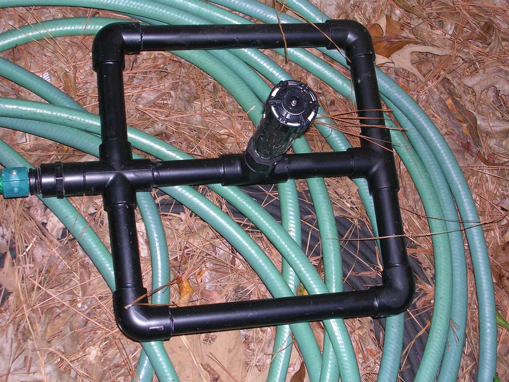 Simple Garden Sprinkler Out of Inground Popup Sprinklers : 5 Steps ...