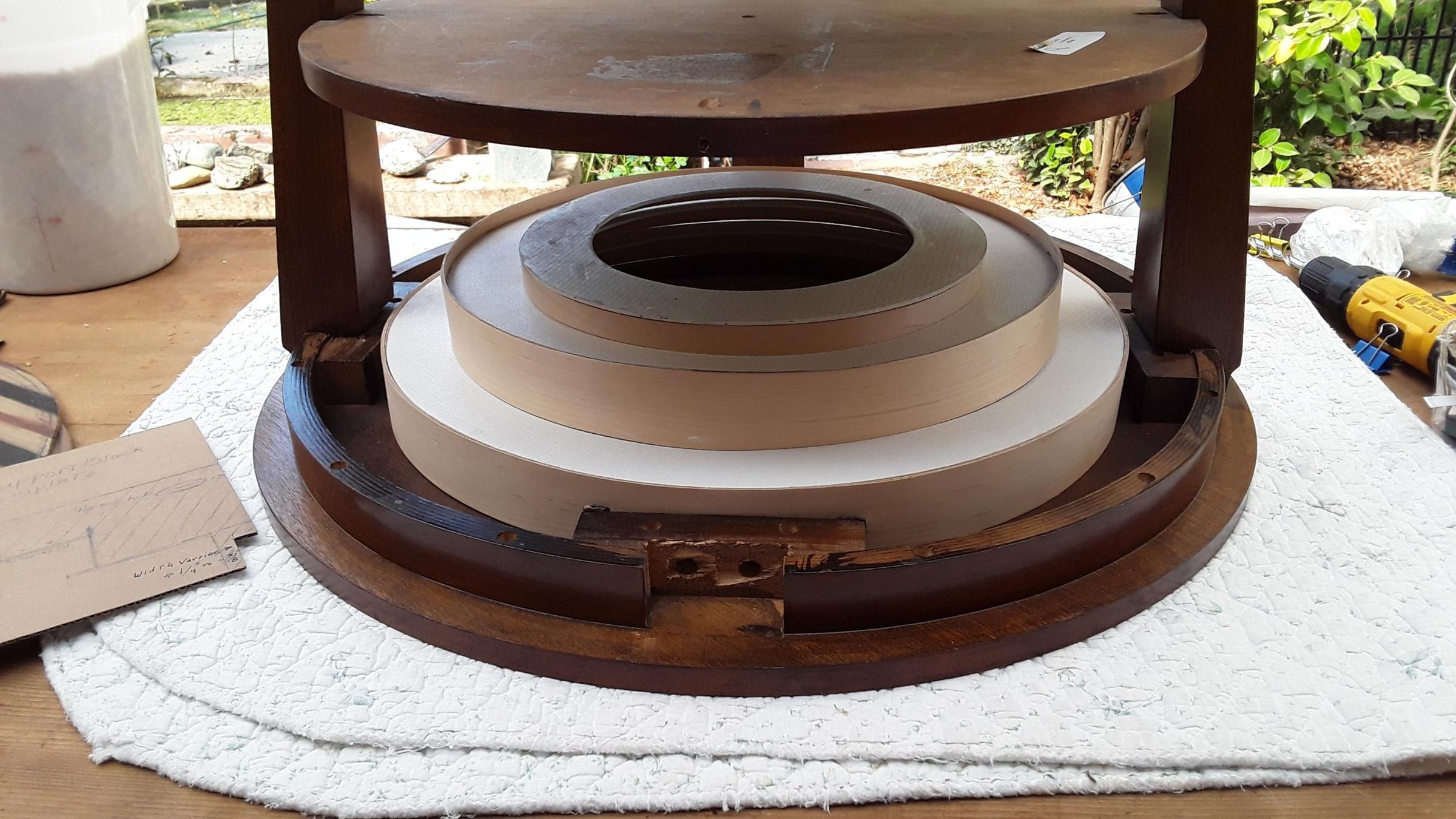 Compass Display Table With Indirect Lighting : 6 Steps (with Pictures ...