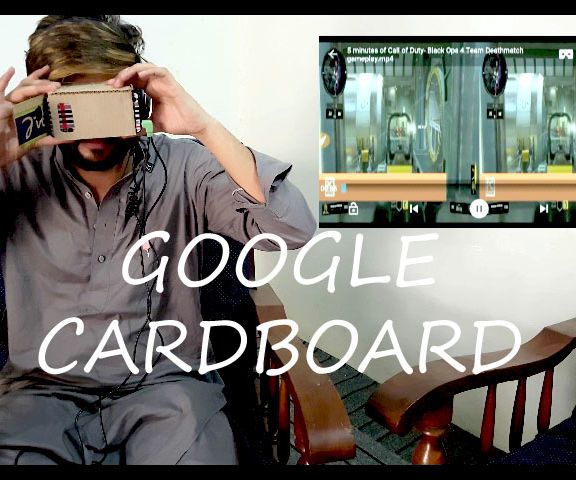 Virtual Reality Headset-Google Cardboard : 4 Steps - Instructables