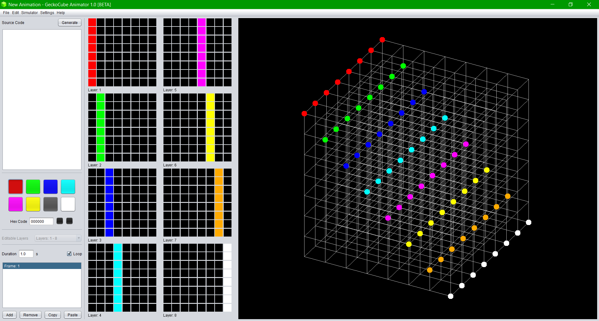 LED Cube Simulation Software : 5 Steps - Instructables