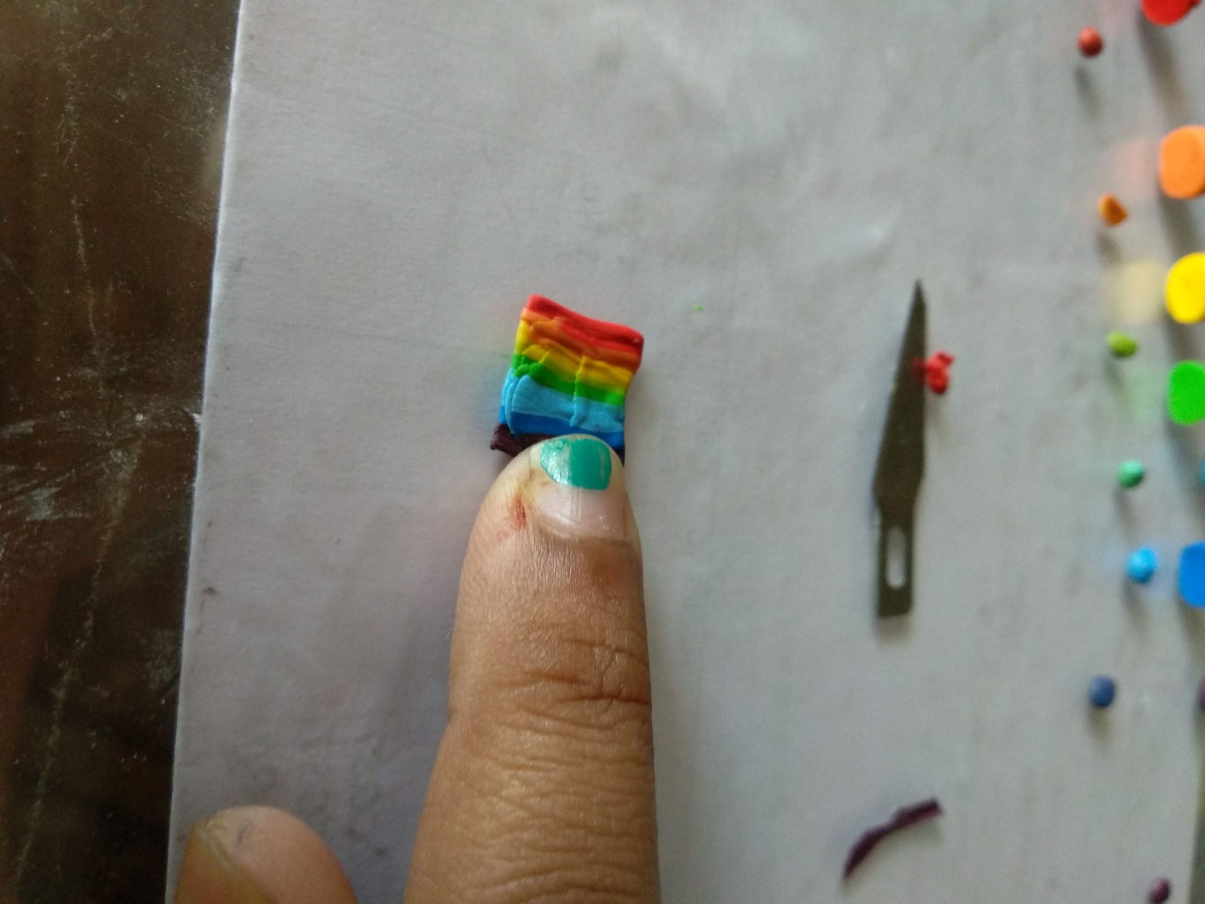 Polymer Clay Rainbow Gradient! : 4 Steps (with Pictures) - Instructables