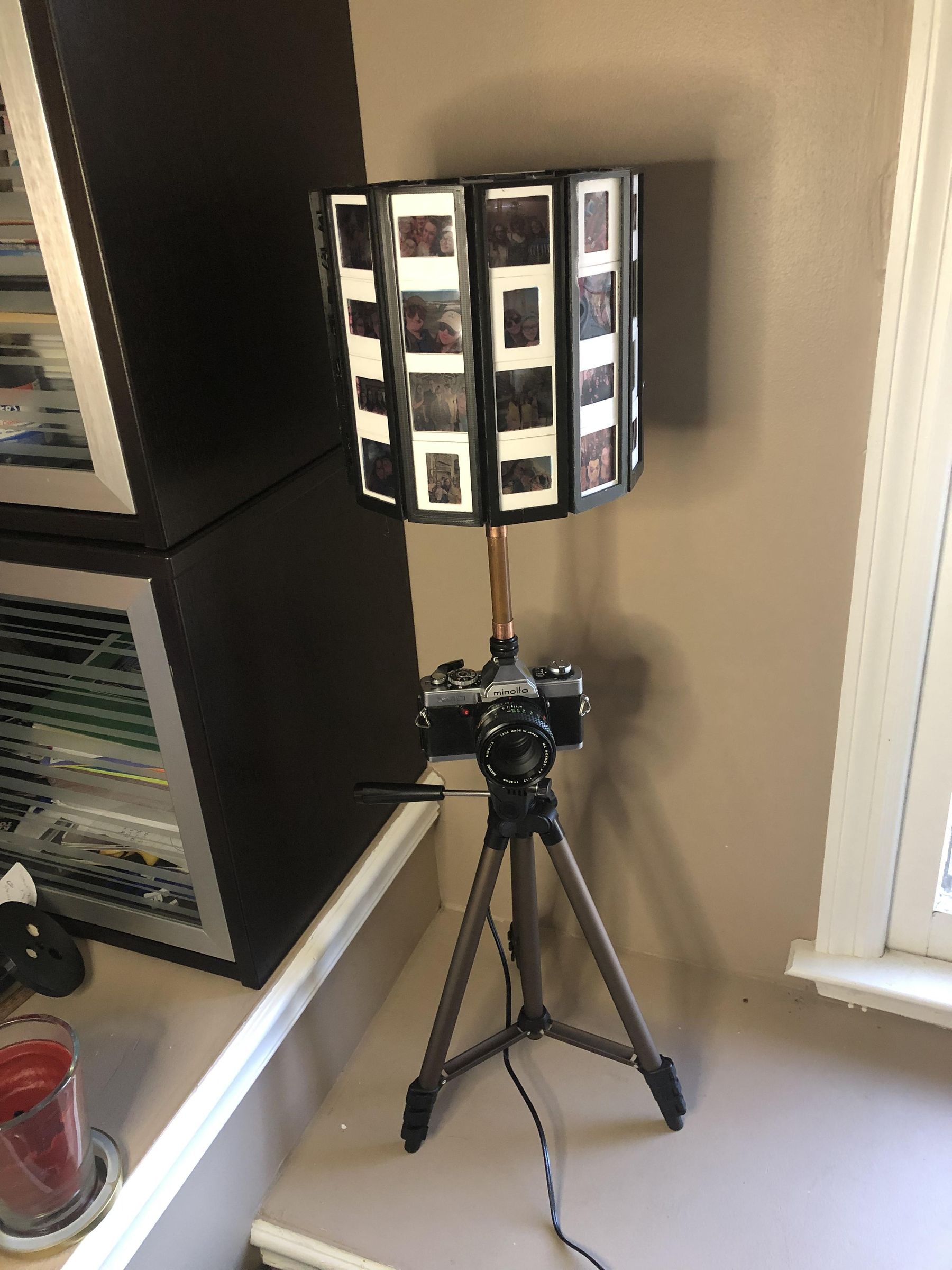 Vintage Camera Lamp With DIY 35mm Slide Shade : 14 Steps (with Pictures ...