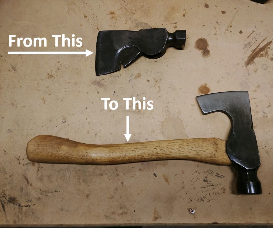 Turn an Old Hatchet Head Into a Bearded Hatchet : 10 Steps (with ...
