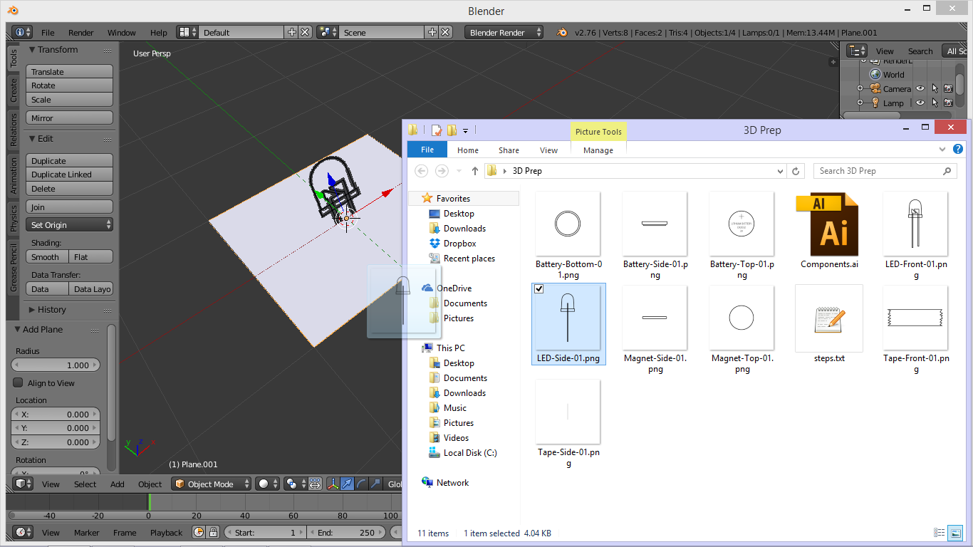 Creating an LED in Blender : 18 Steps - Instructables