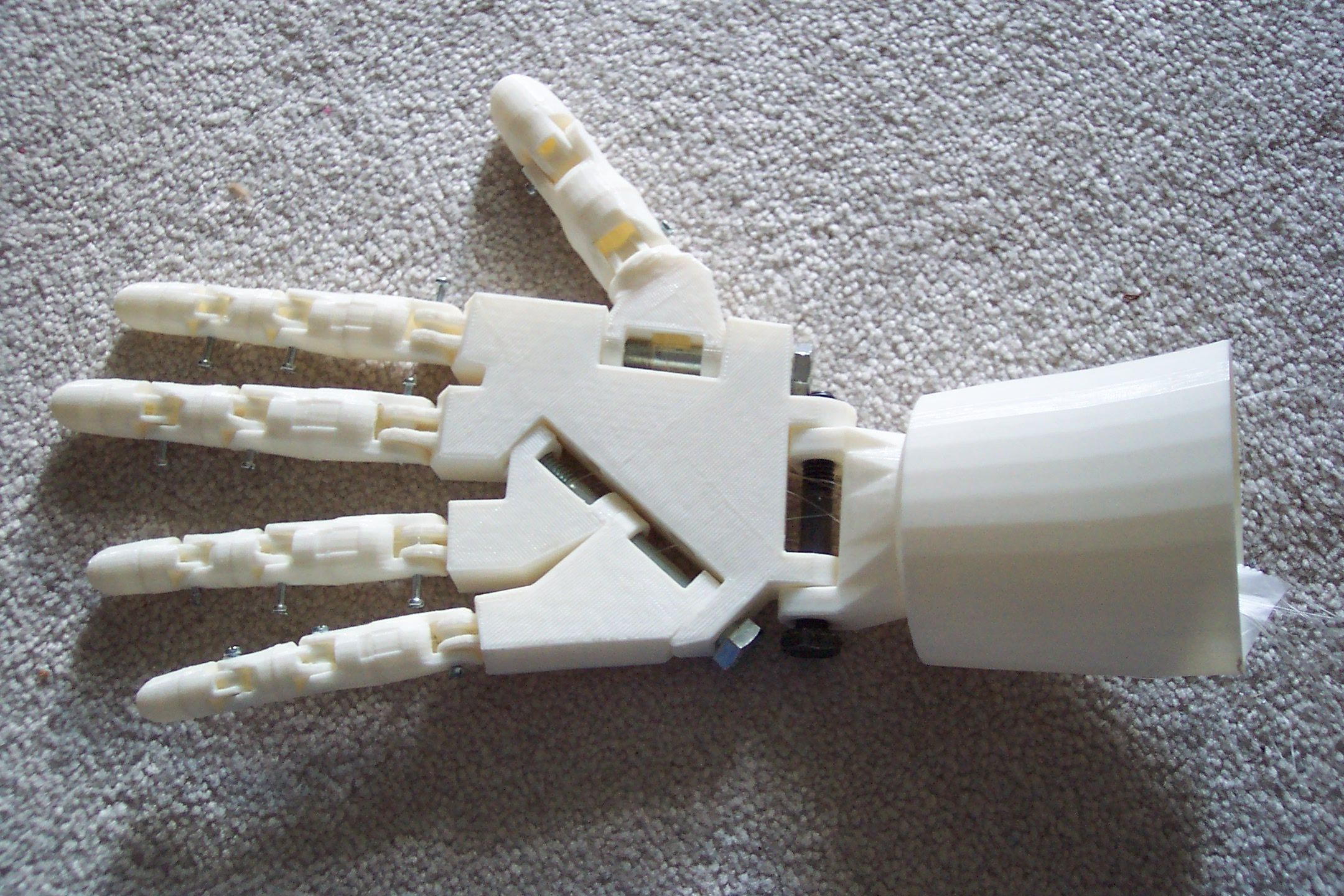 DIY Prosthetic Hand & Forearm (Voice Controlled) : 14 Steps (with ...