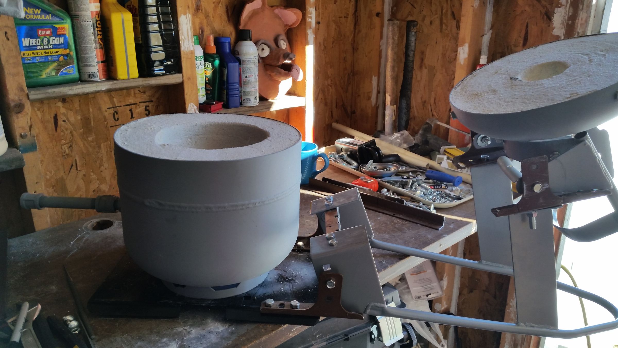 Propane Tank Aluminium Smelter (No Weld). : 58 Steps (with Pictures ...