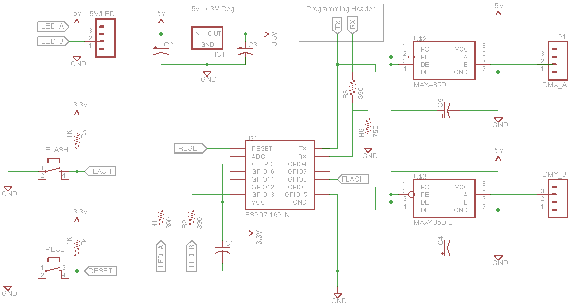 ESP8266 Artnet to DMX : 11 Steps (with Pictures) - Instructables