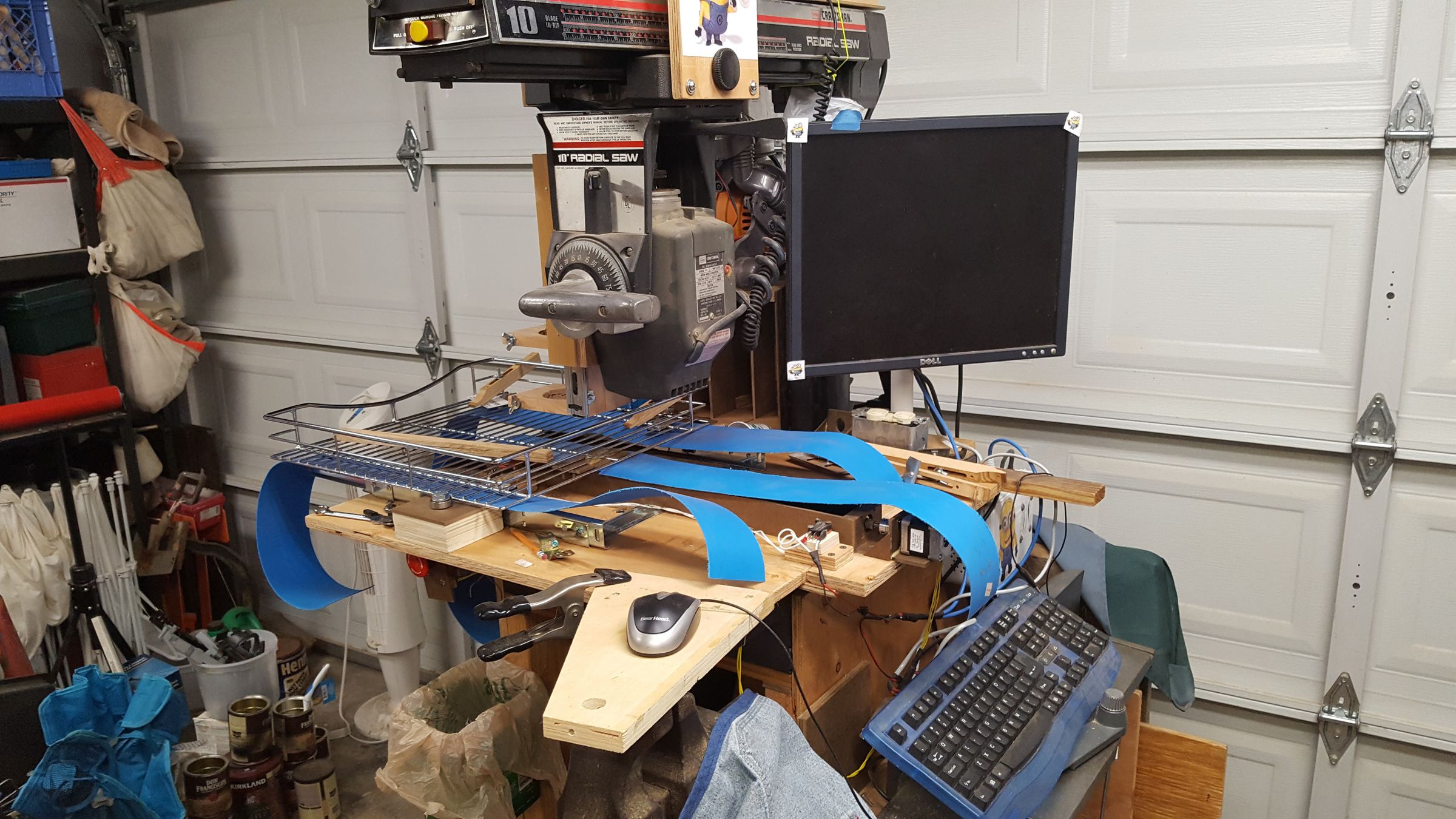 How to Make a CNC Router From a Radial Arm Saw : 7 Steps (with Pictures ...