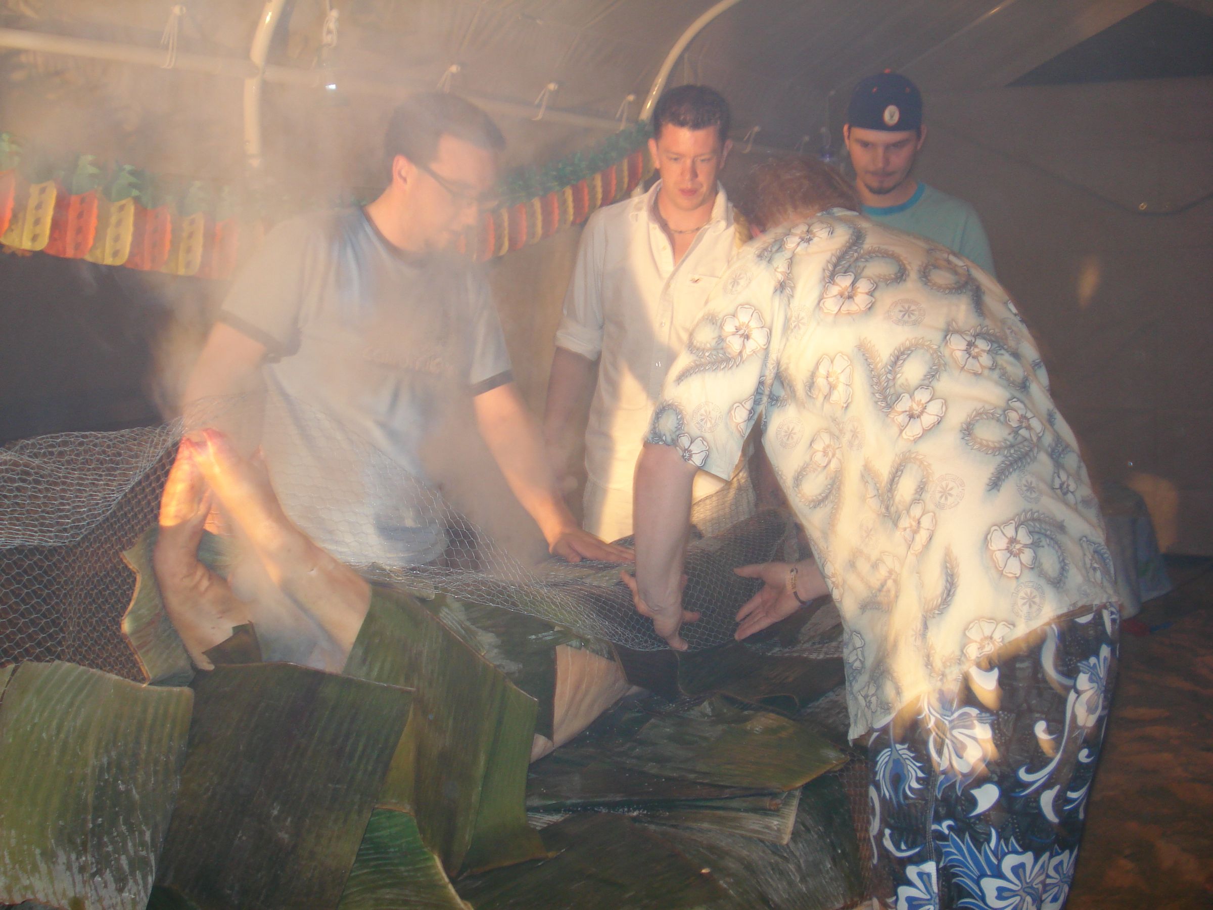 Luau Pig - Hawaiian Style (In the Ground With Hot Rocks) : 12 Steps ...