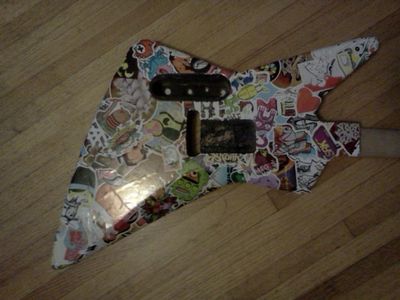 Sticker Bomb Guitar! : 5 Steps (with Pictures) - Instructables