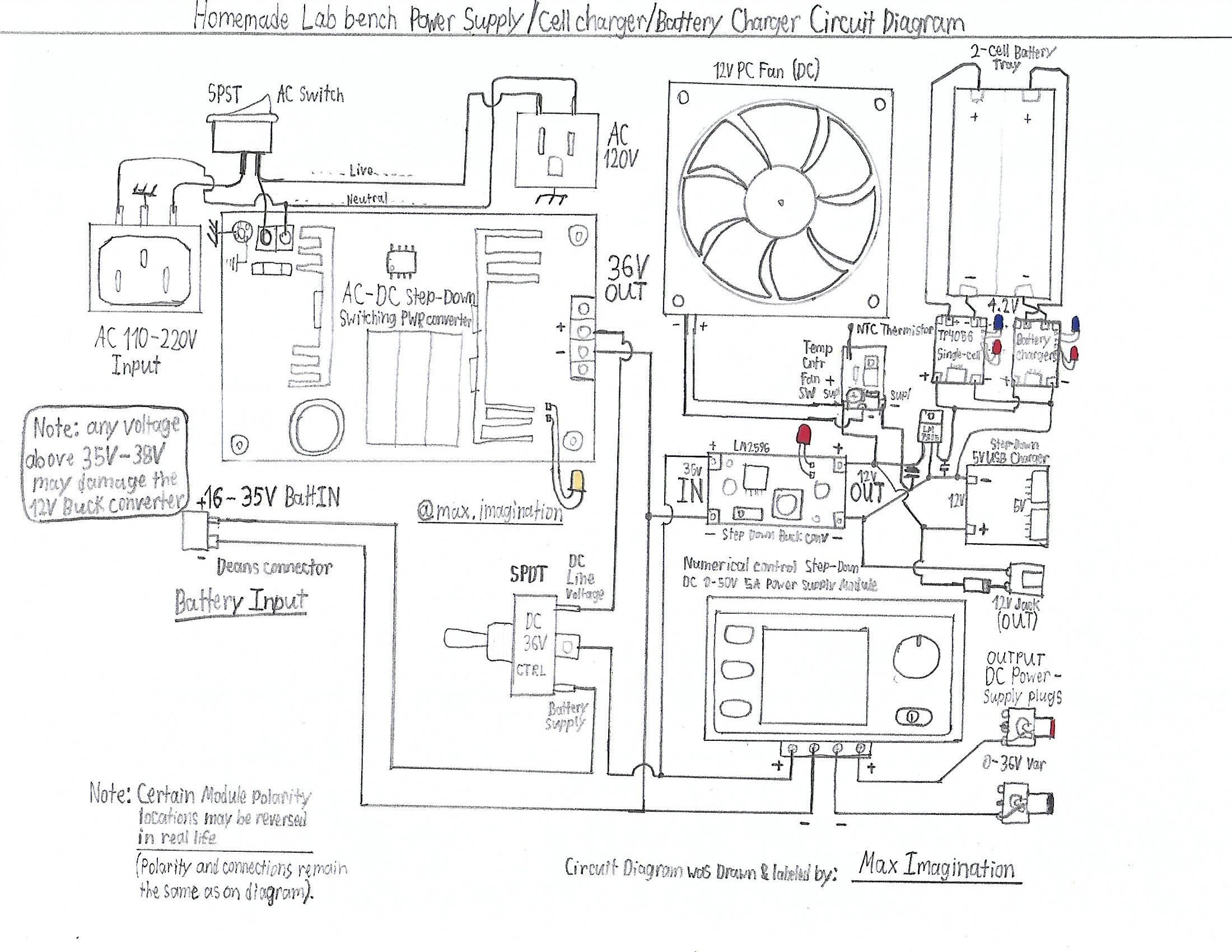 Build a Variable Lab Bench Power Supply : 22 Steps (with Pictures ...