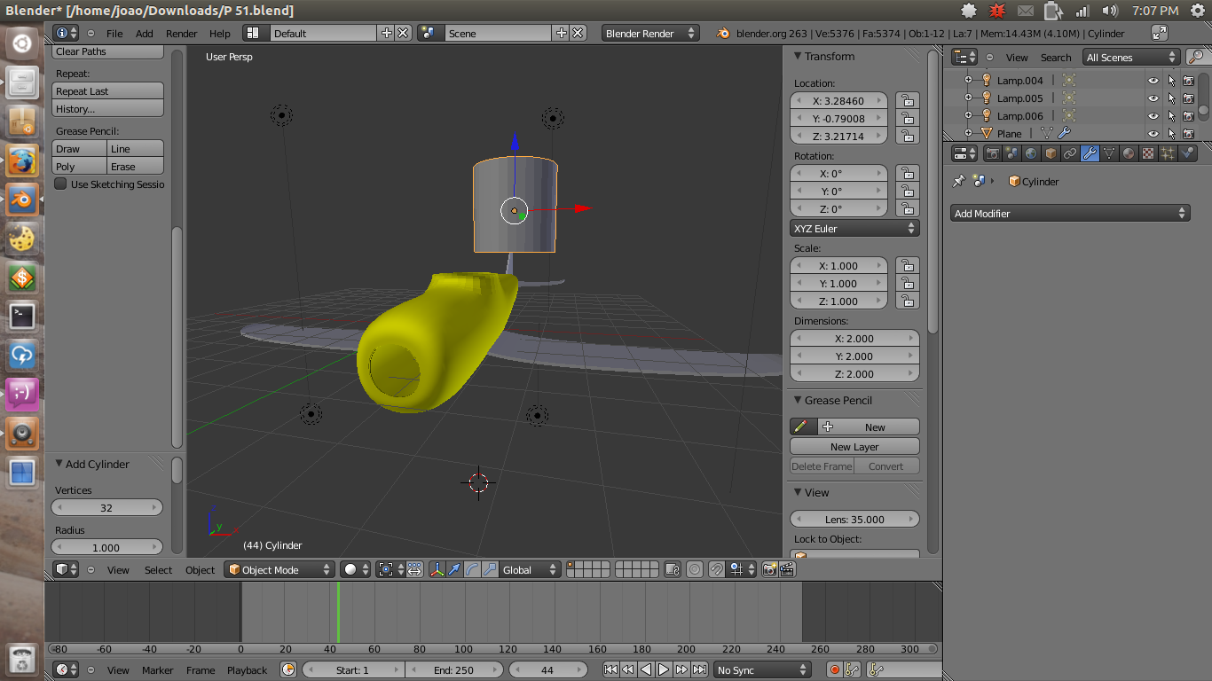 Modelling in Blender: Airplane Part 1 : 8 Steps - Instructables