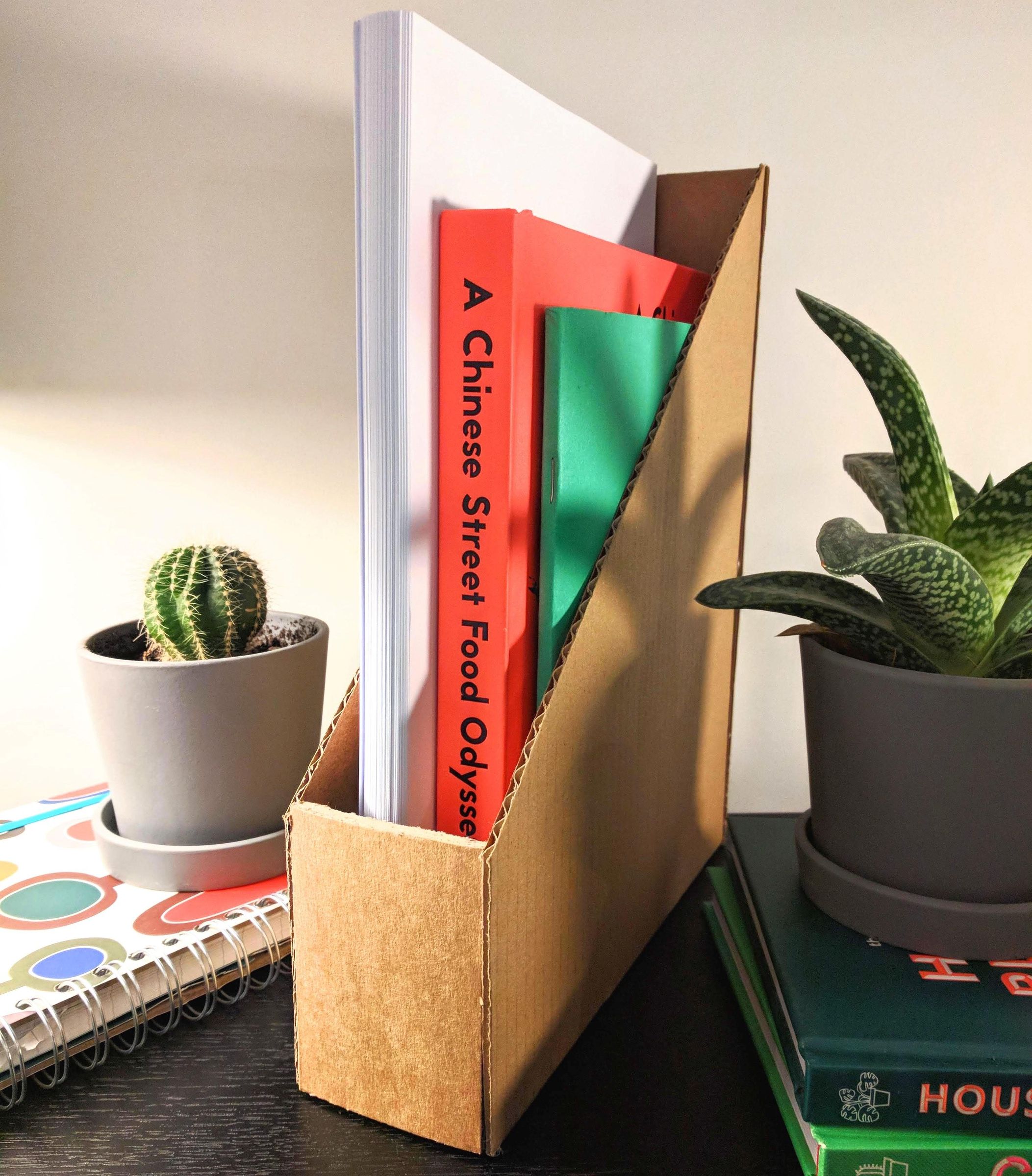 Cardboard File Holder : 6 Steps (with Pictures) - Instructables