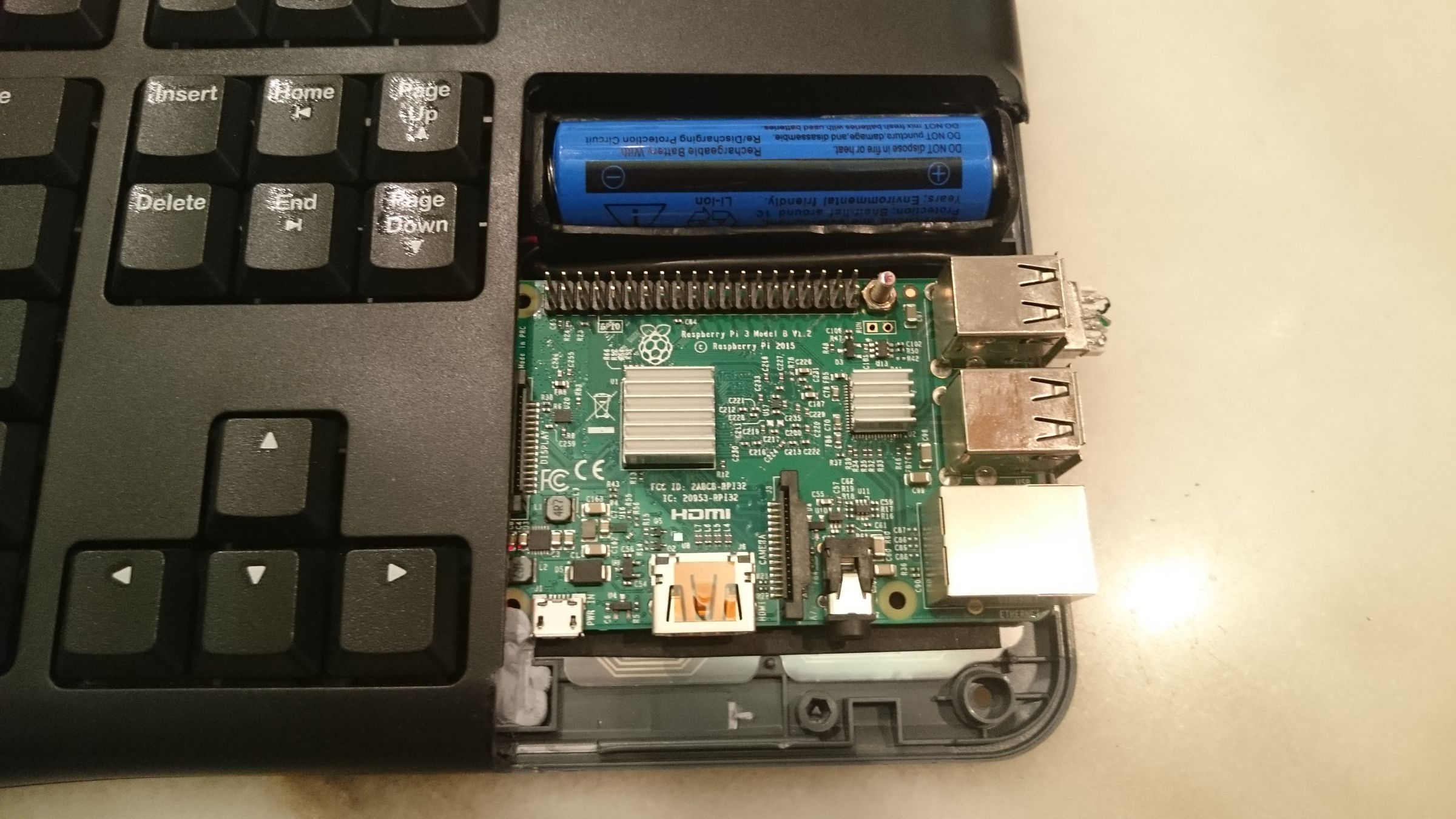 KeyPi - a Cheap Portable Raspberry Pi 3 Laptop Under $80 : 11 Steps ...