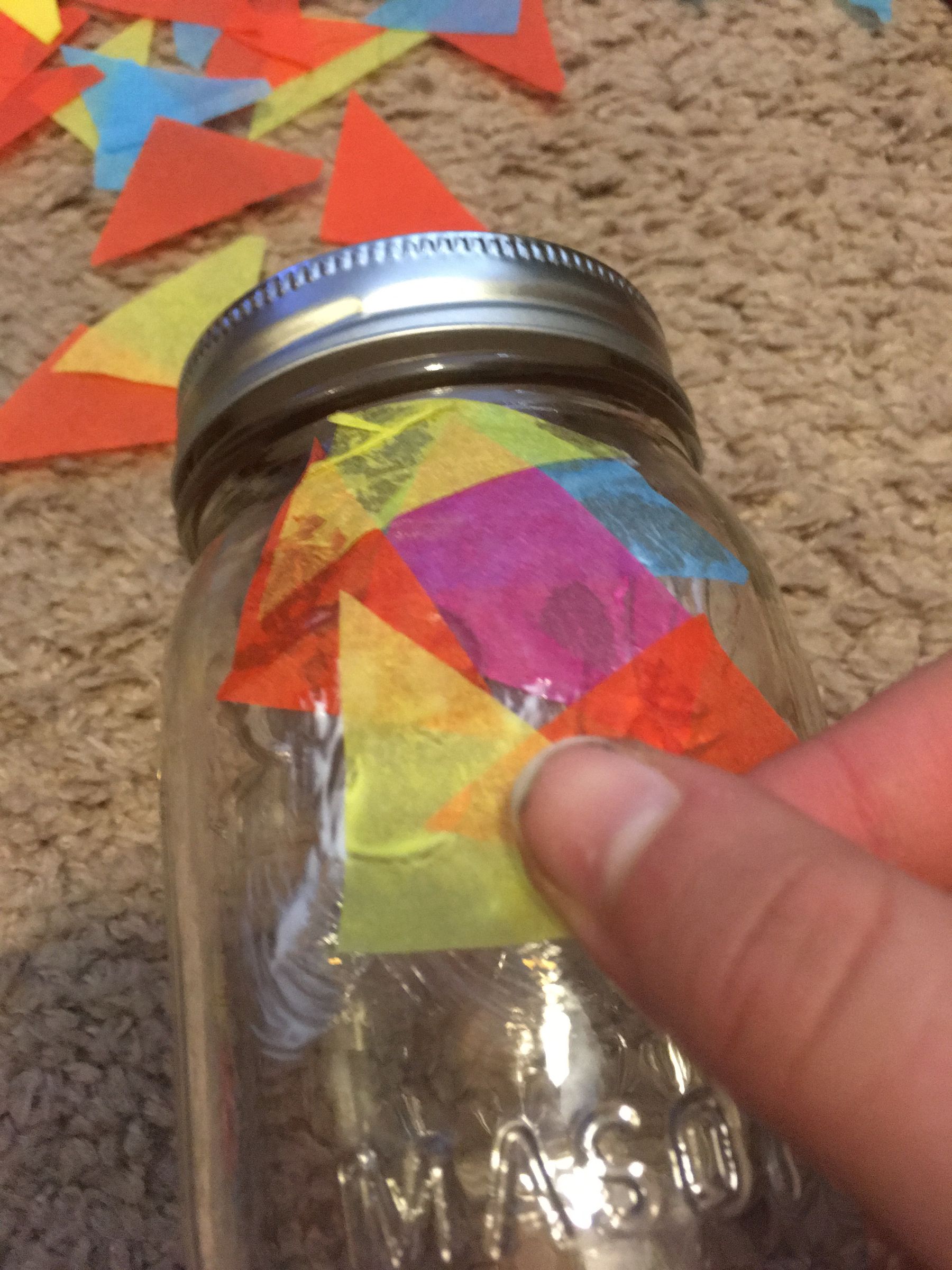 Tissue Paper Mason Jar! : 3 Steps (with Pictures) - Instructables