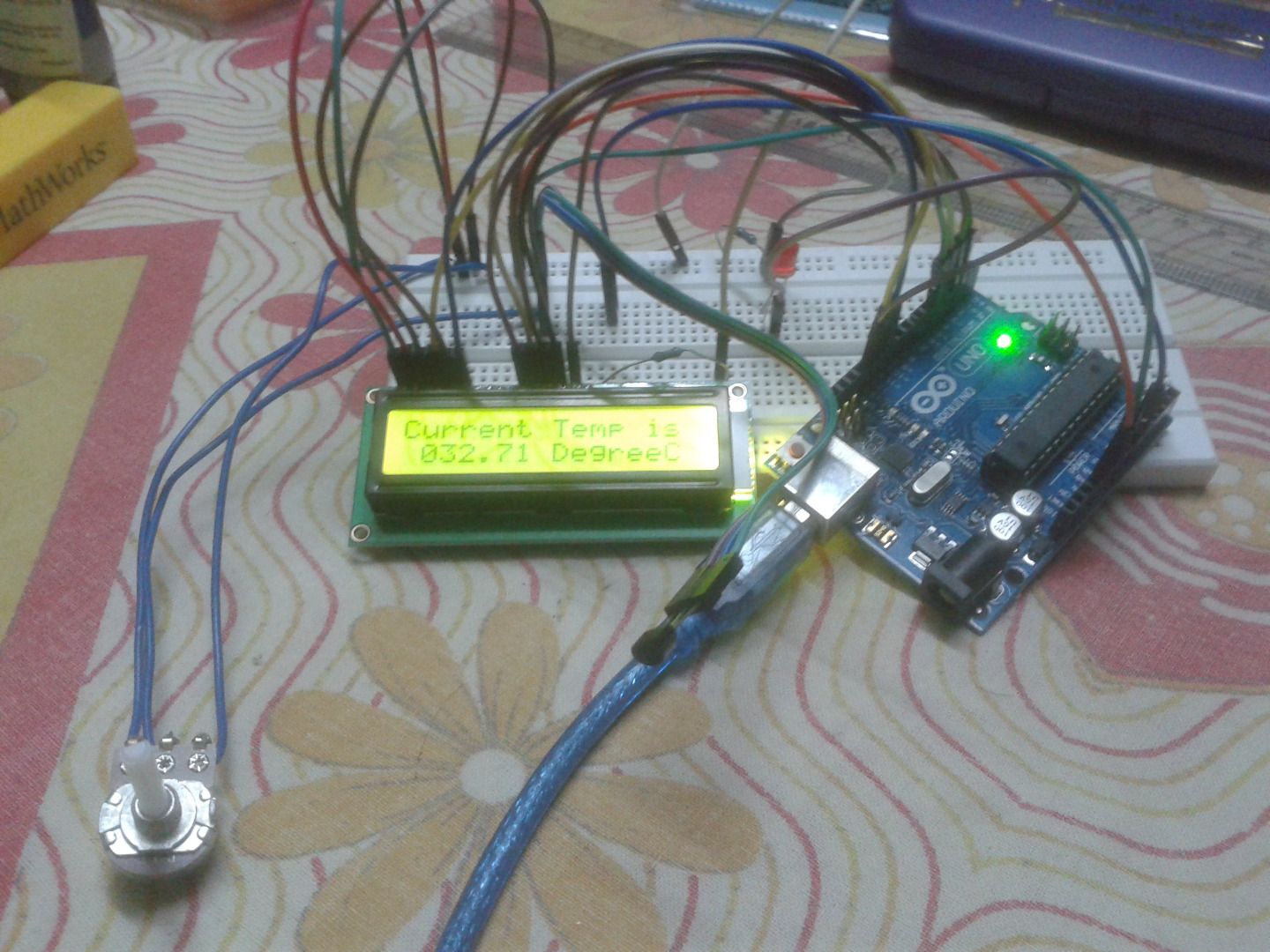 Sense Room Temperature and Display in LCD Using Simulink and Arduino ...