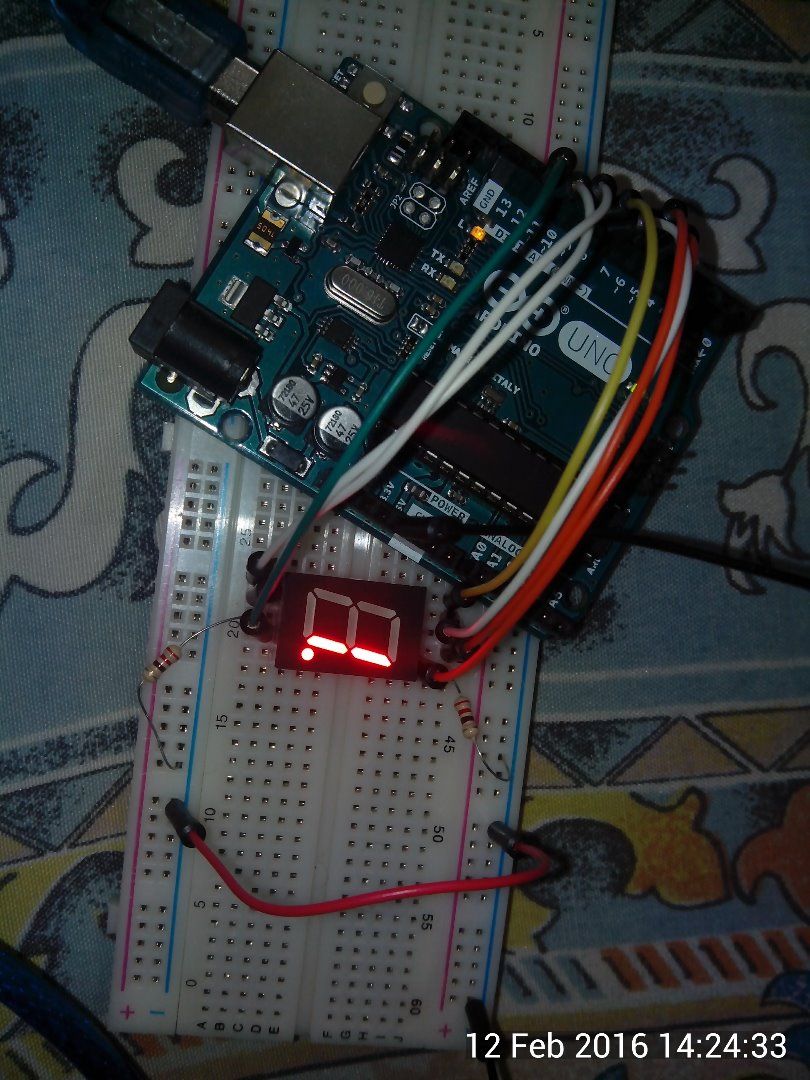 Arduino Decimal Counter With 7 Segment Display : 4 Steps (with Pictures ...