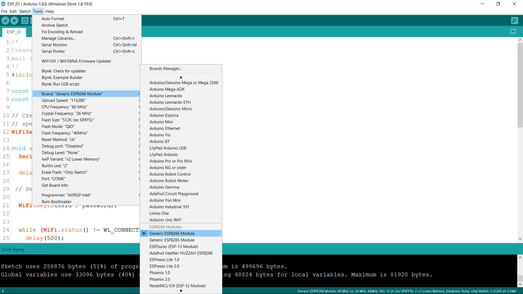 Serial Communication Between Arduino And Esp 01 4 Steps Instructables