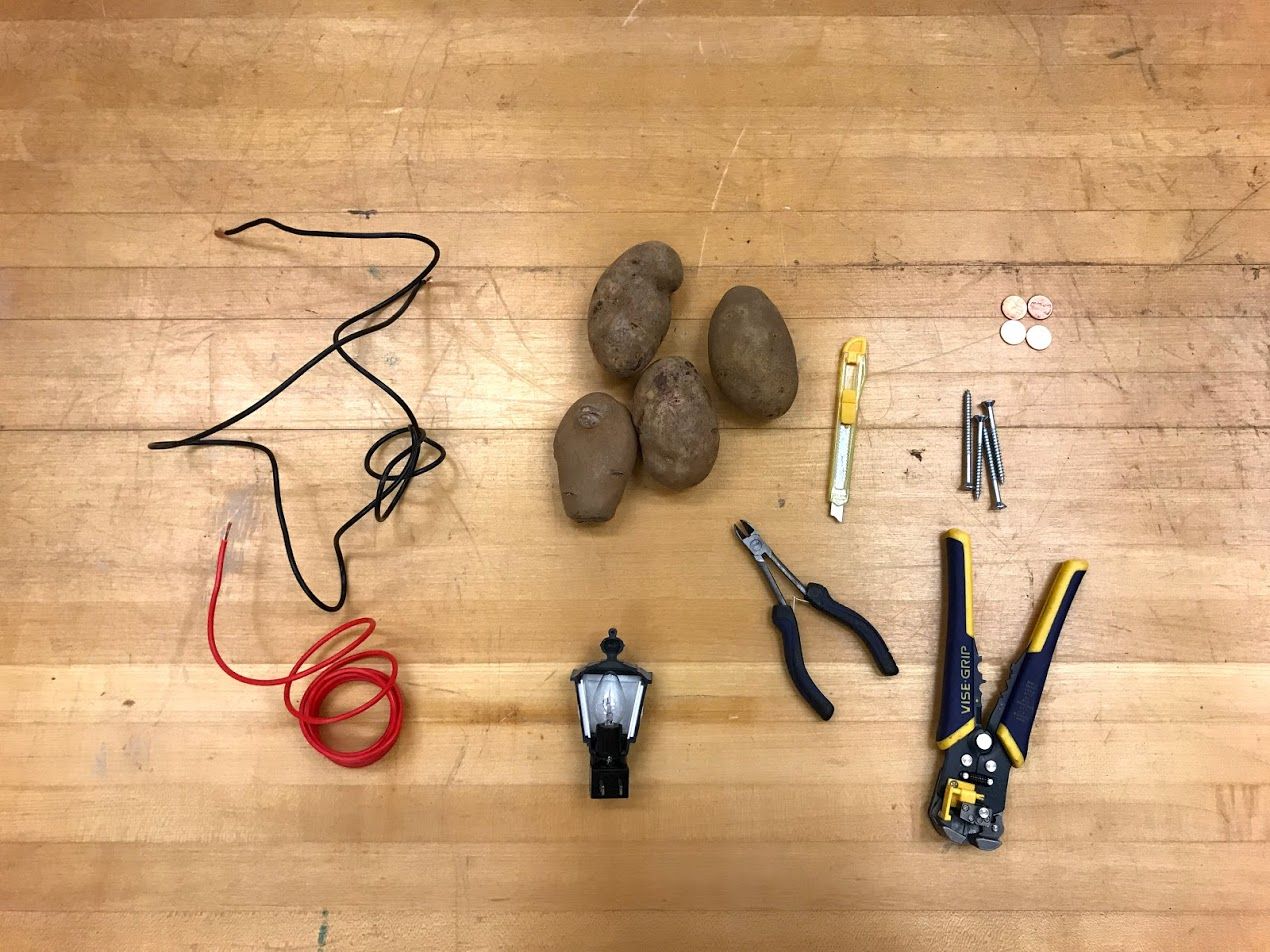 Potato Battery: Understanding Chemical and Electrical Energy : 13 Steps ...