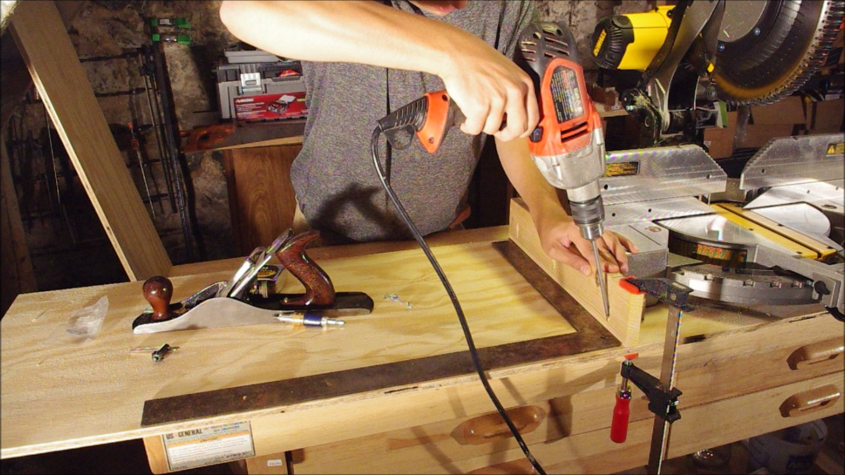 Make an Easy Miter Saw Table : 3 Steps (with Pictures) - Instructables