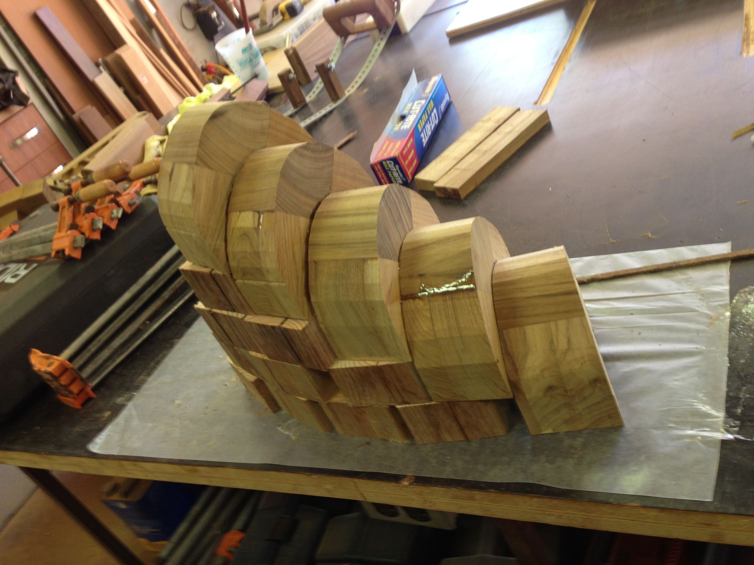 Inlayed Wood Scales on Spiral Staircase : 8 Steps (with Pictures ...