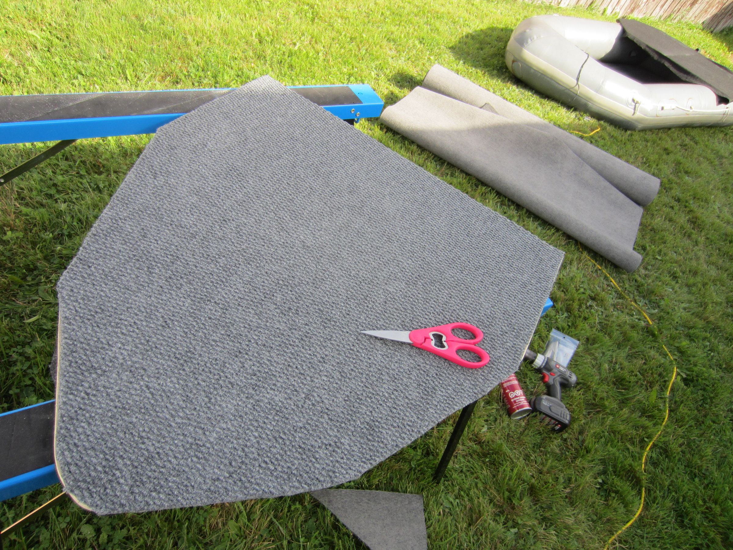 Inflatable Boat Floorboard & Seat : 10 Steps (with Pictures ...