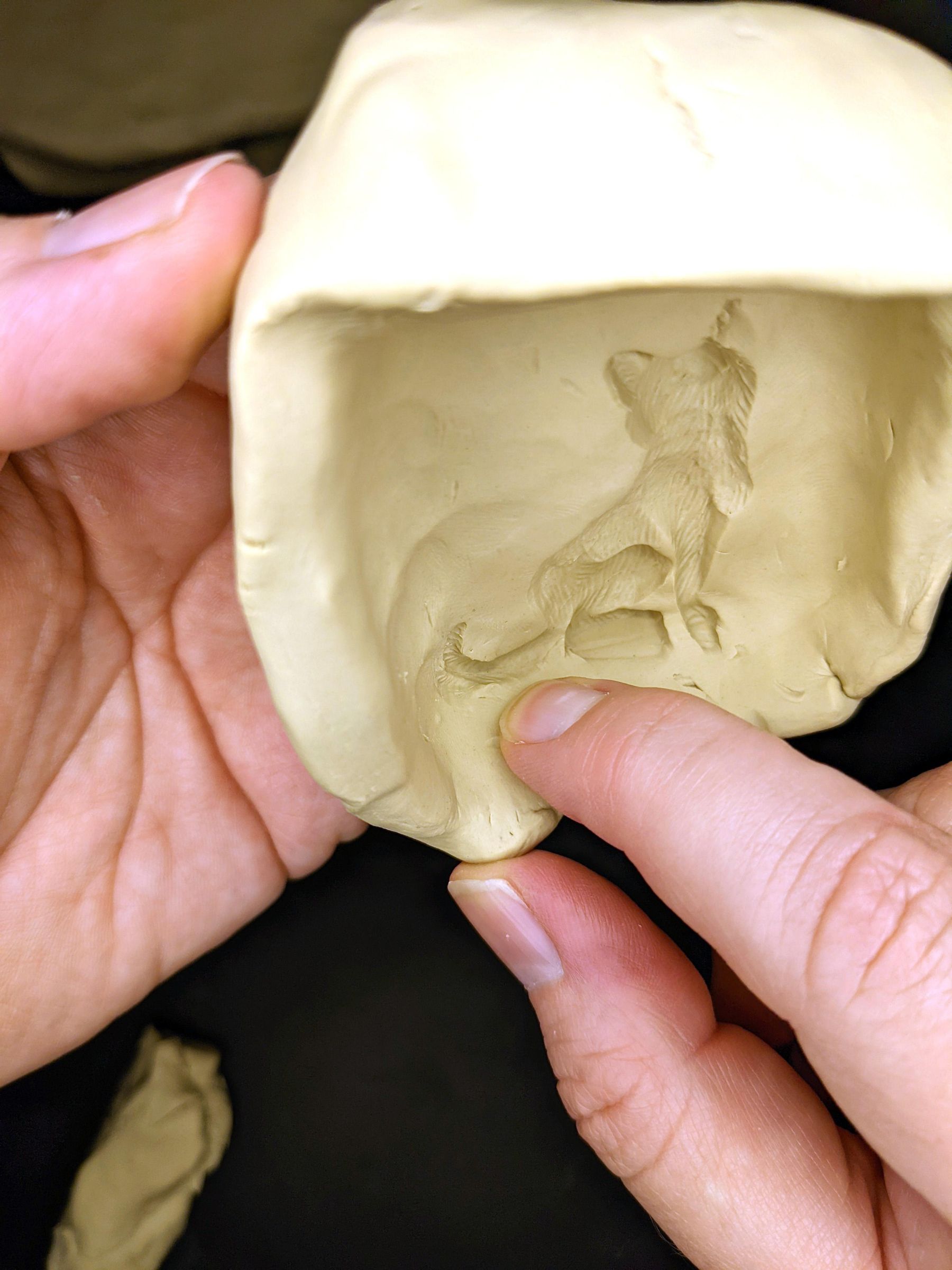Turn Toys Into Ancient Carvings With Concrete and Clay : 4 Steps (with ...