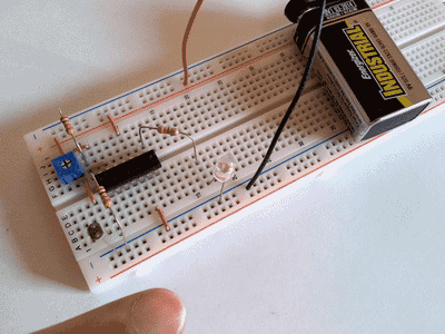 Simple Light Detector With Sensitivity Control : 7 Steps (with Pictures ...