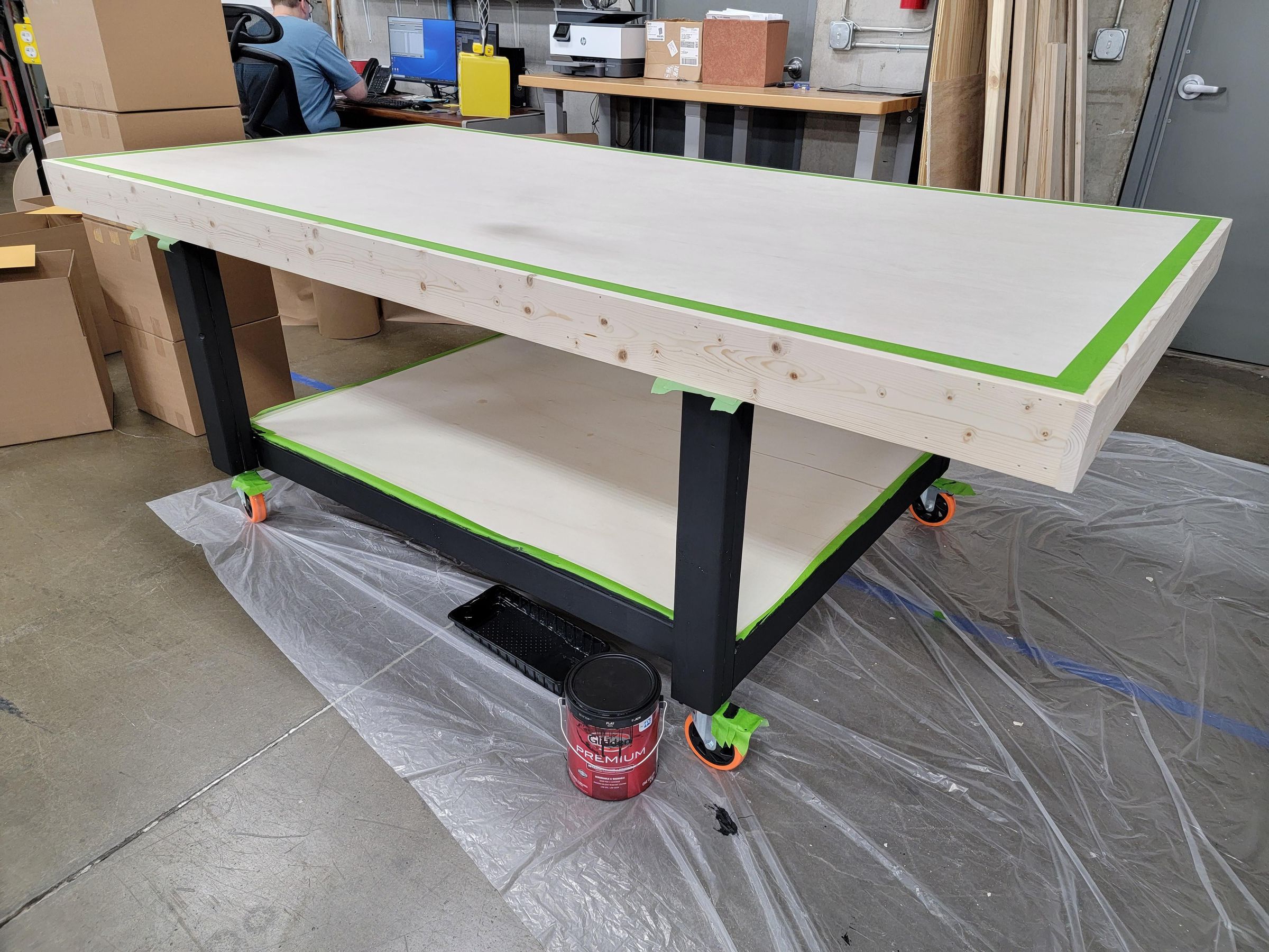 DIY Workbench Table on Wheels : 6 Steps - Instructables