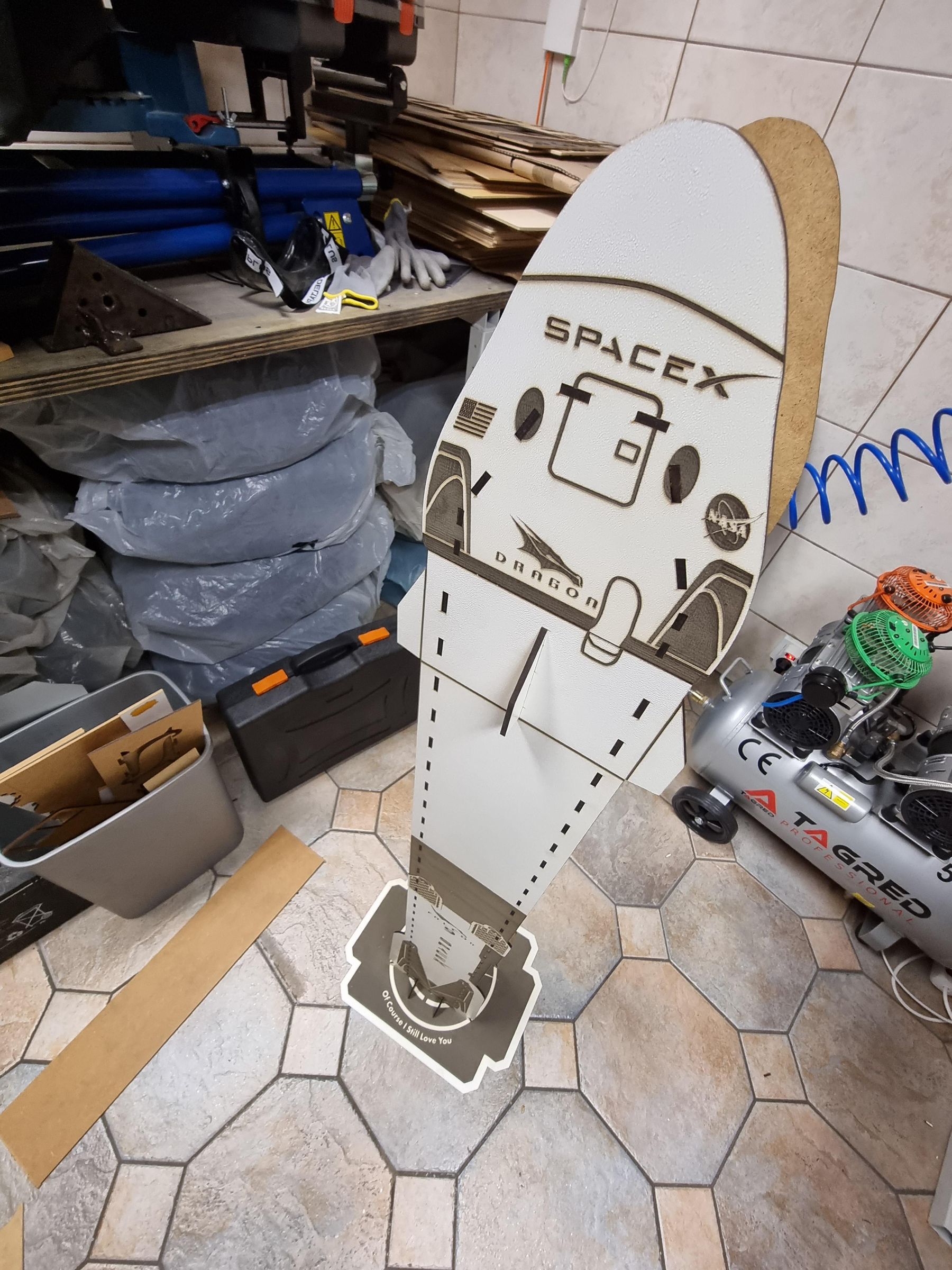 Falcon 9 Socks Dispenser, With Dragon and Doge on Board! : 11 Steps ...