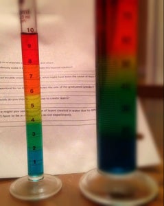 Rainbow Density Lab : 3 Steps - Instructables