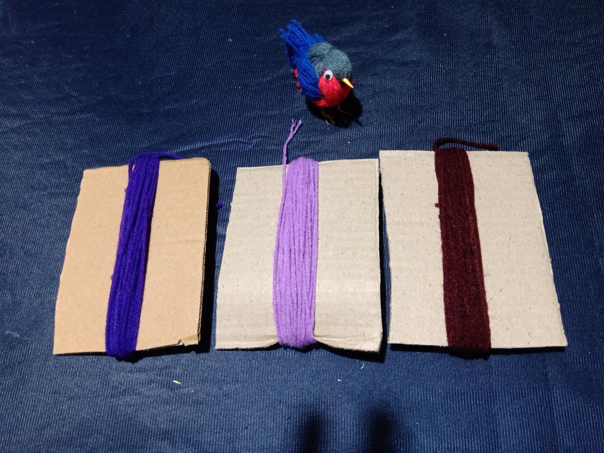 Wood & Yarn (Full & Partial Branch Weaving, Tiny Birds) - Home Decor ...