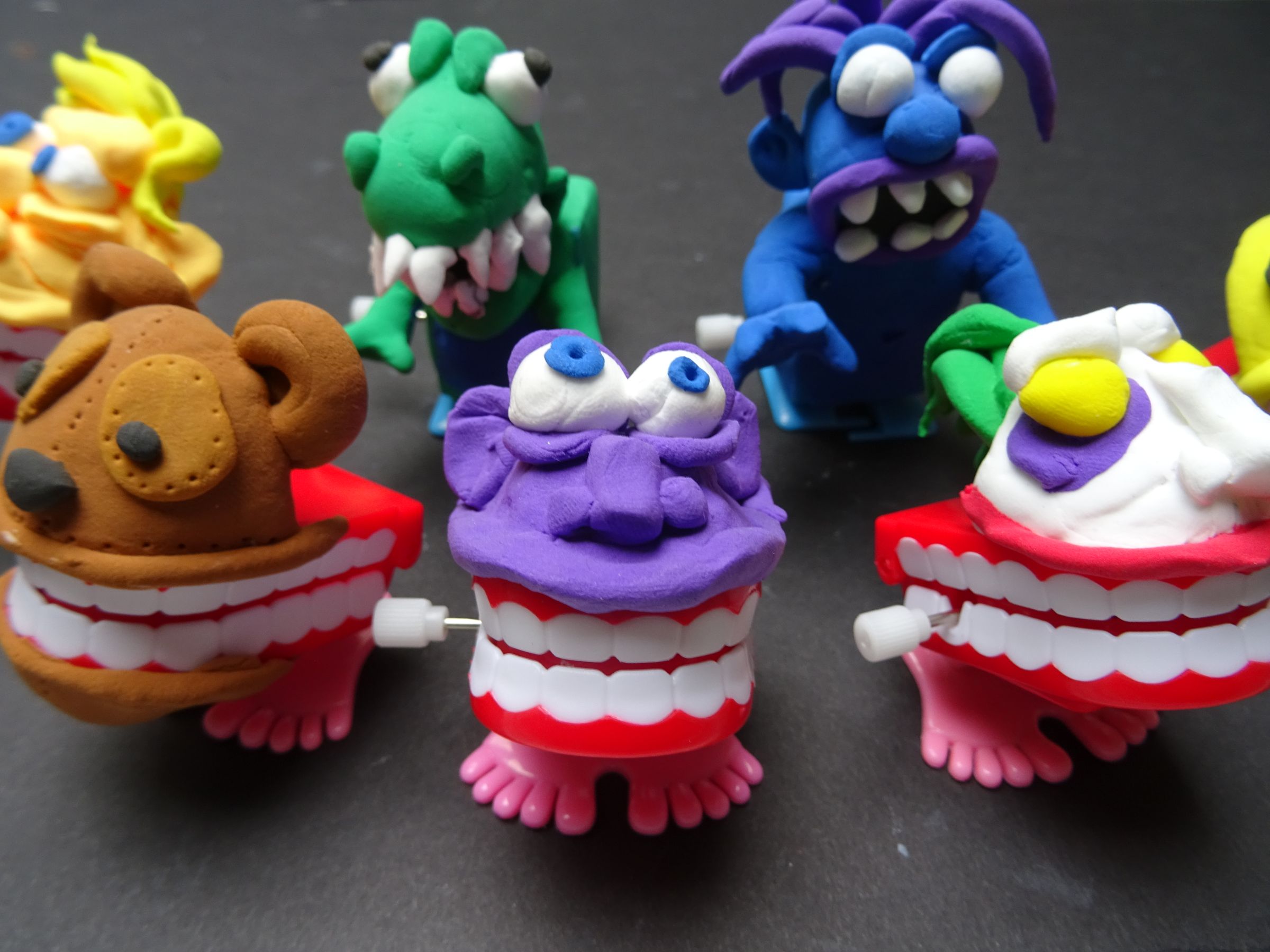 Soft Clay Wind Up Toys. Walkers and Chompers : 4 Steps (with Pictures ...