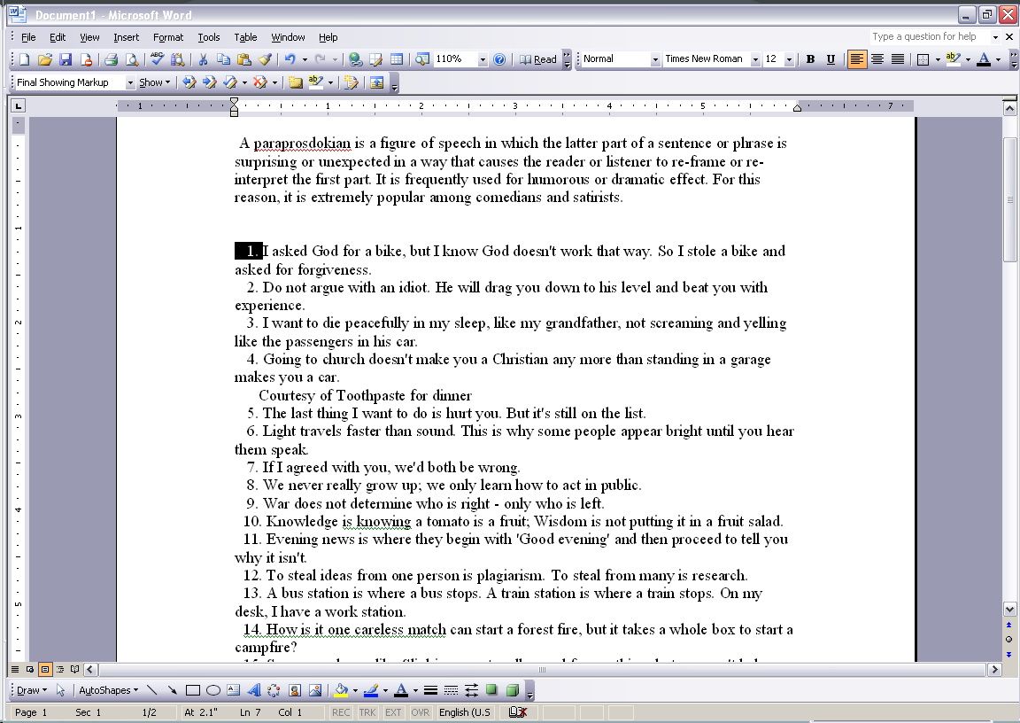 Quick Formatting With Notepad and Word : 8 Steps - Instructables