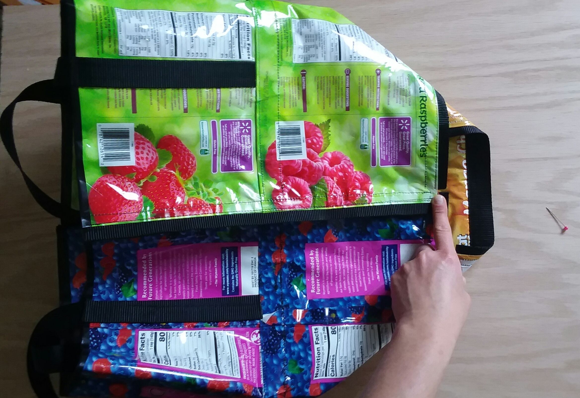 Upcycled Food Packaging Tote Bag : 11 Steps (with Pictures) - Instructables