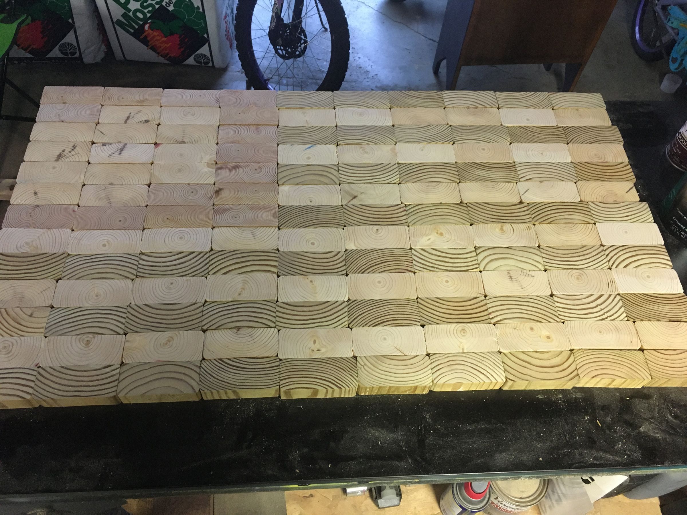 Easy - Scrap 2x4 End Grain Flag : 12 Steps (with Pictures) - Instructables