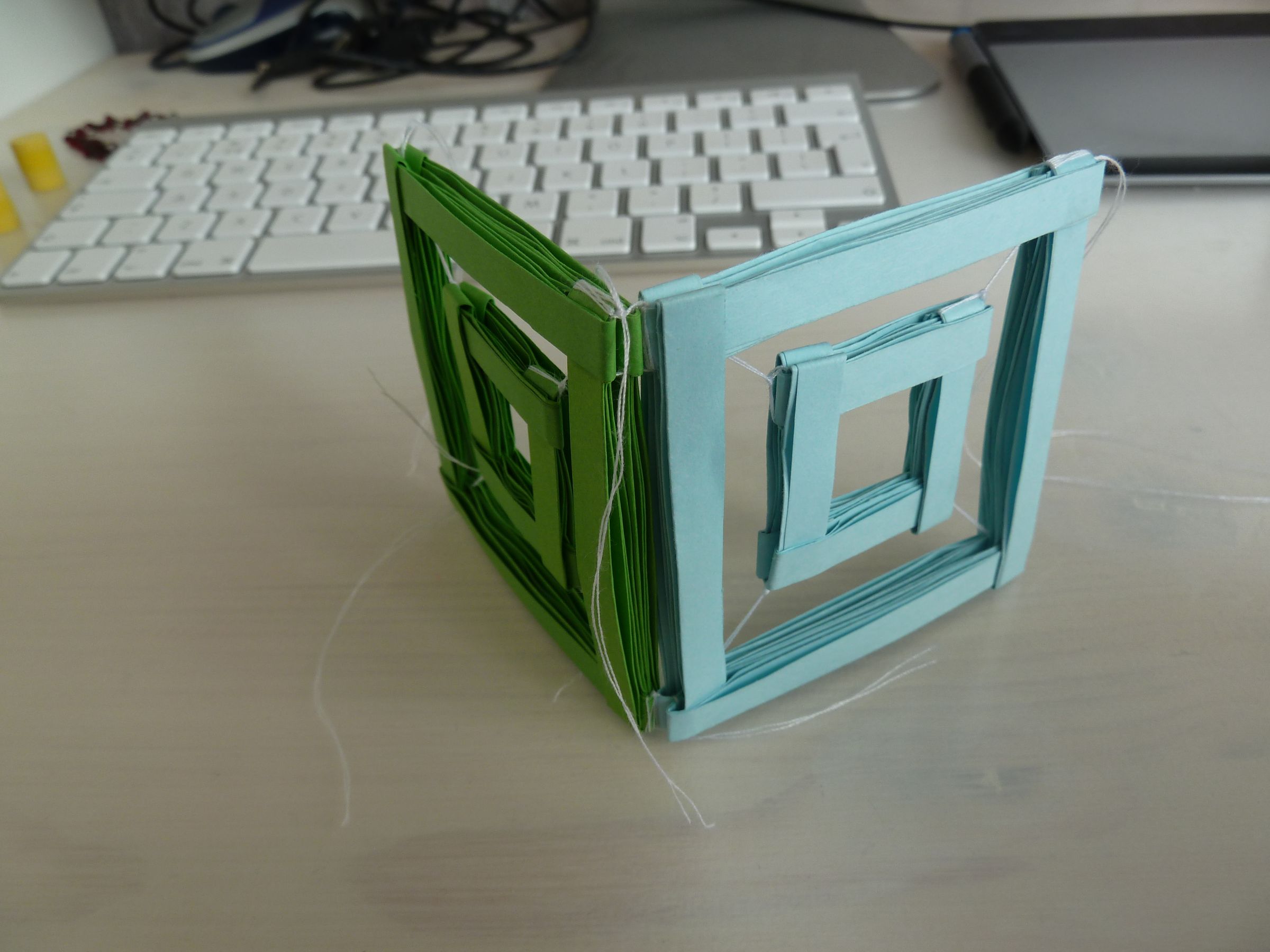 Windowed Paper Cube Lamp : 18 Steps (with Pictures) - Instructables