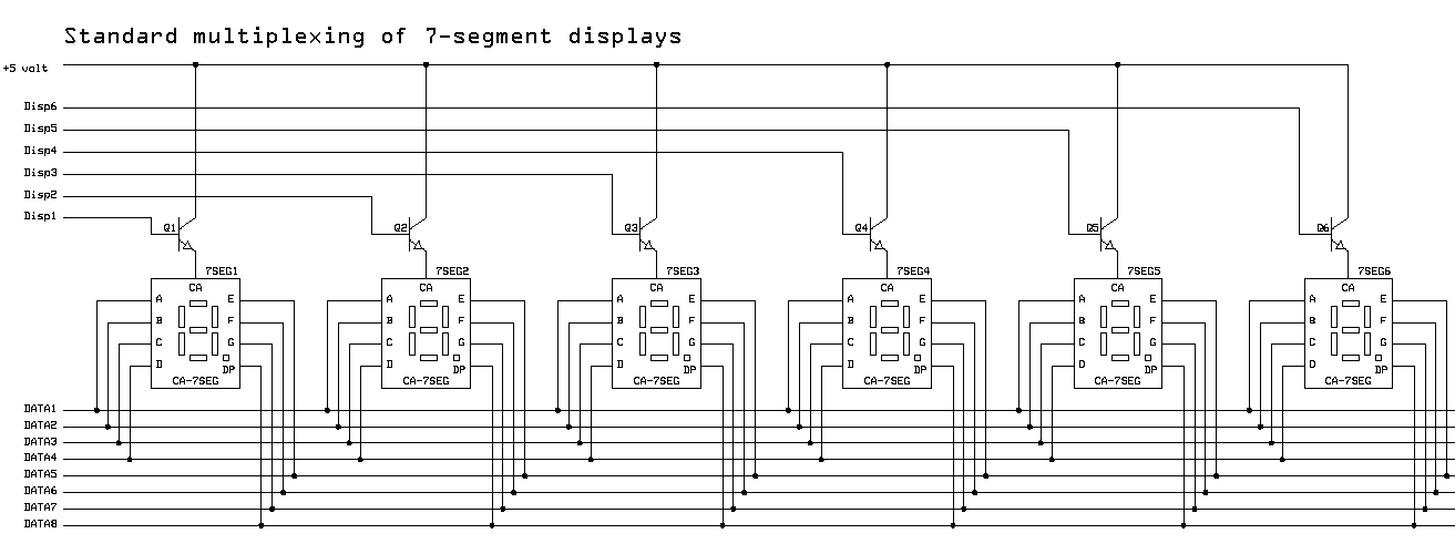 Charlieplexing 7 Segment Displays : 5 Steps - Instructables