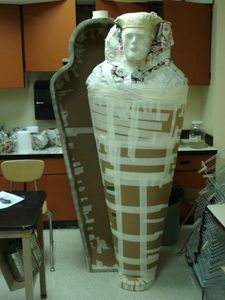 Life Size Paper Mache Sarcophagus : 10 Steps (with Pictures ...