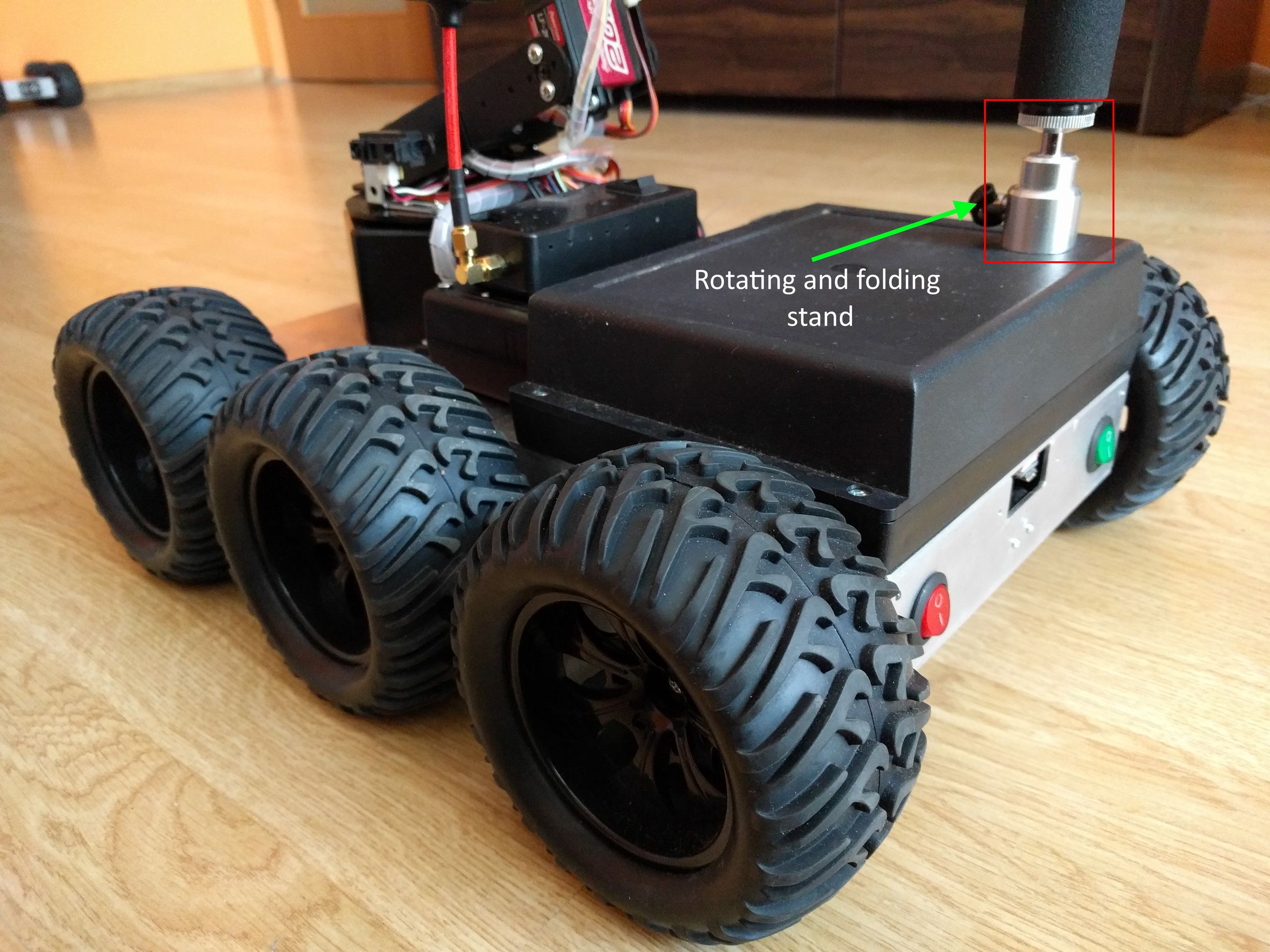 Remote Controlled 6WD All Terrain Robot : 10 Steps (with Pictures ...