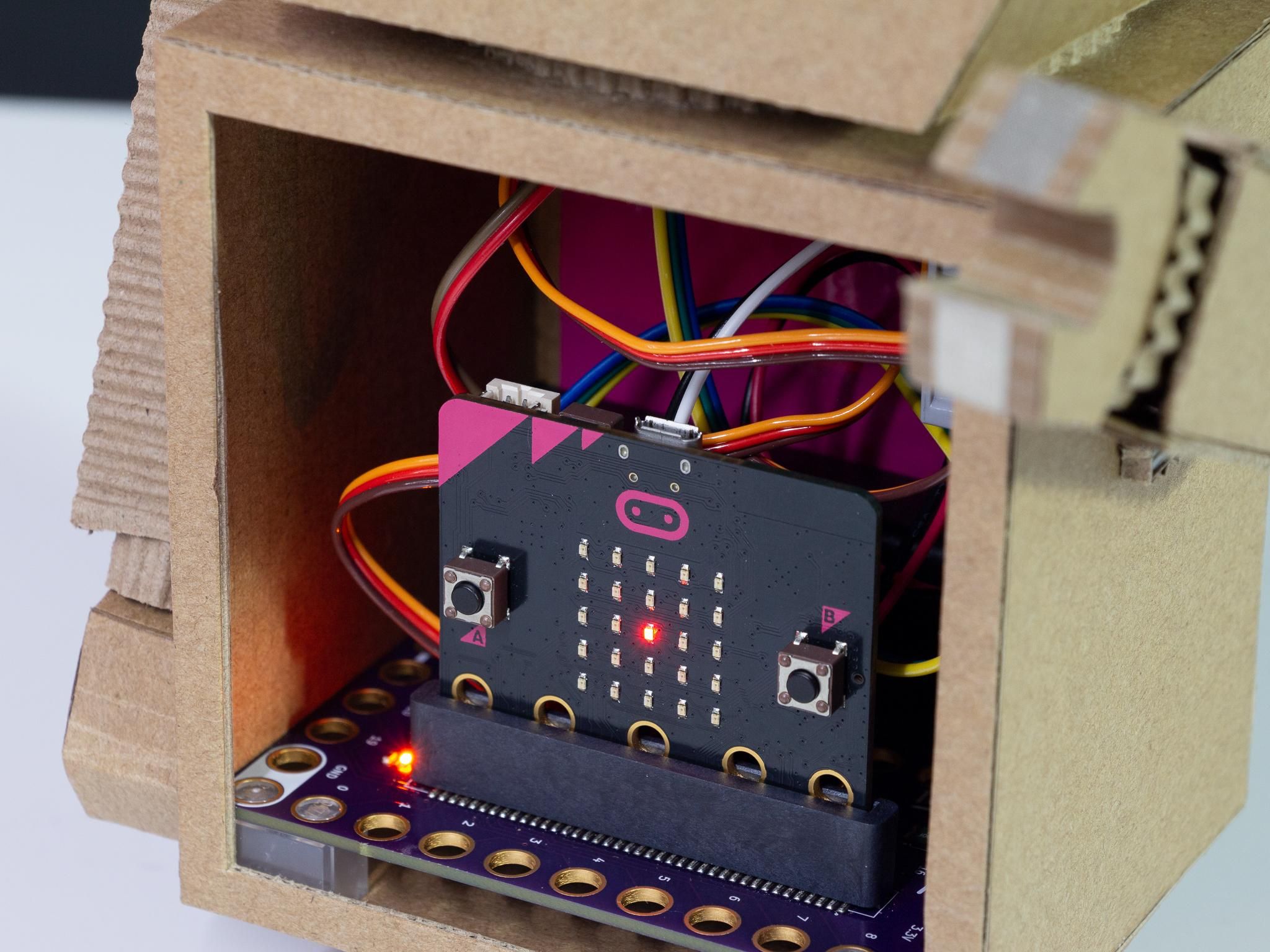 "High-Fivey" the Cardboard Micro:bit Robot : 18 Steps (with Pictures ...