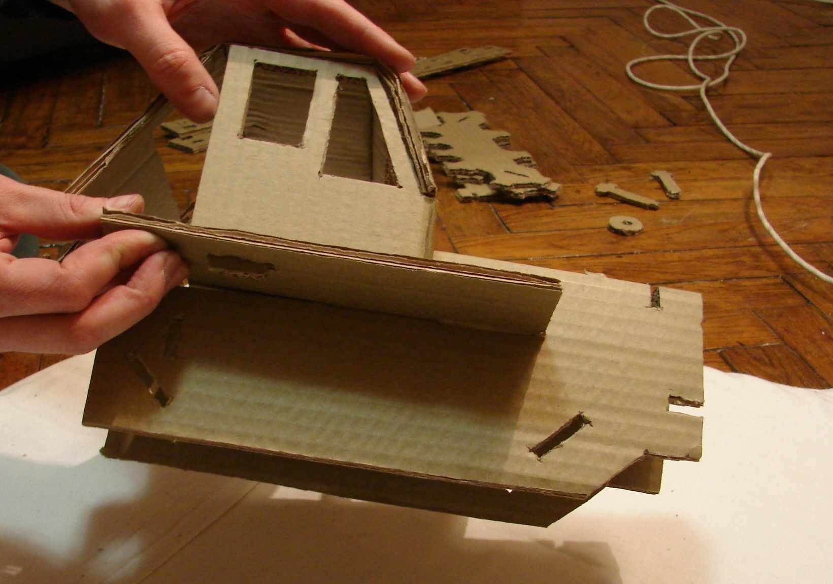 Tractor-cardboarder : 16 Steps (with Pictures) - Instructables
