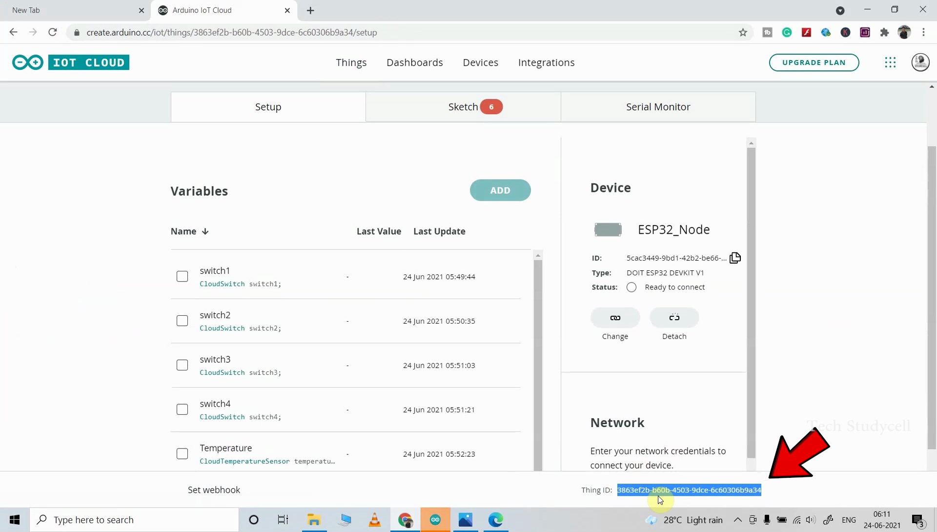 Arduino IoT Cloud ESP32 Alexa Voice Control Smart Home | IoT 2021 : 21 ...