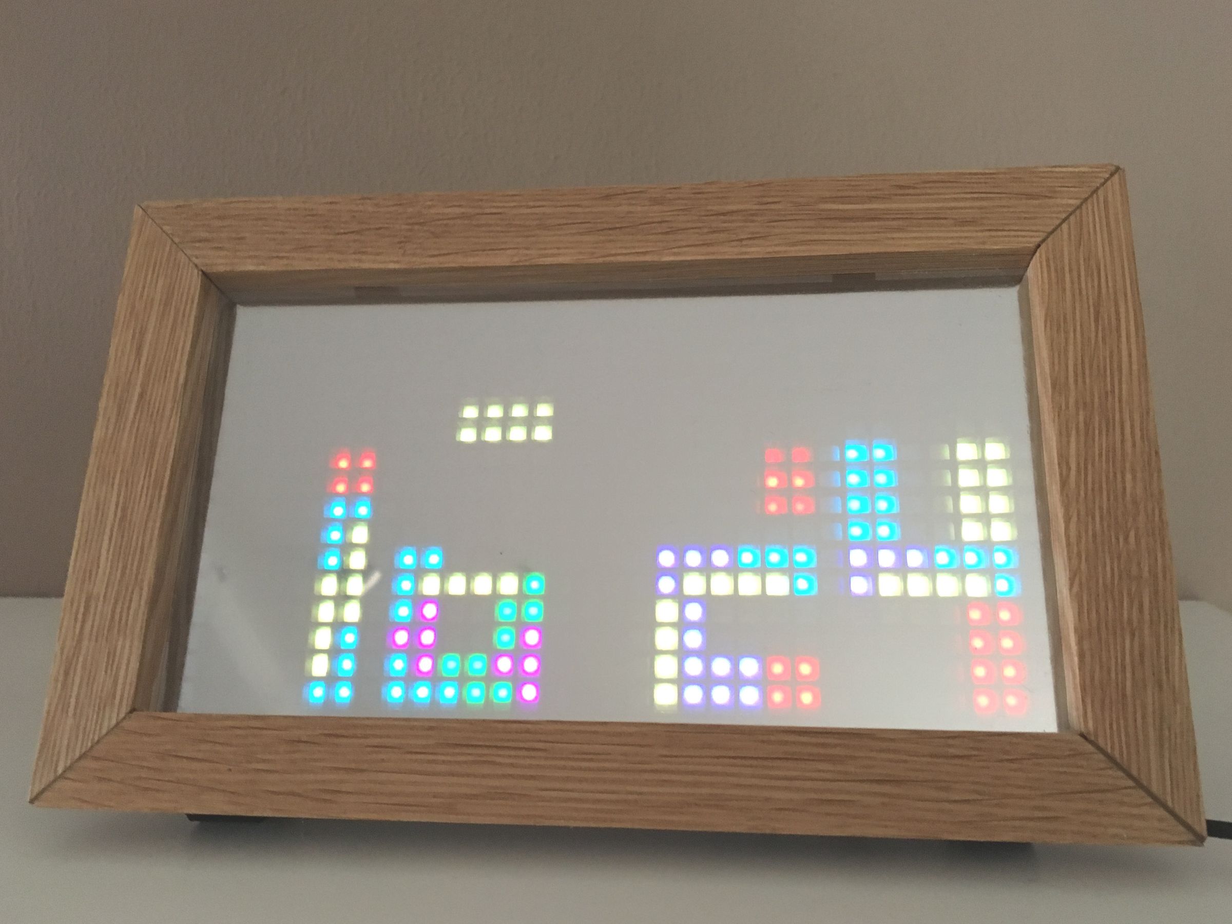 Tetris Time Clock on a RGB Matrix With ESP8266 : 6 Steps - Instructables