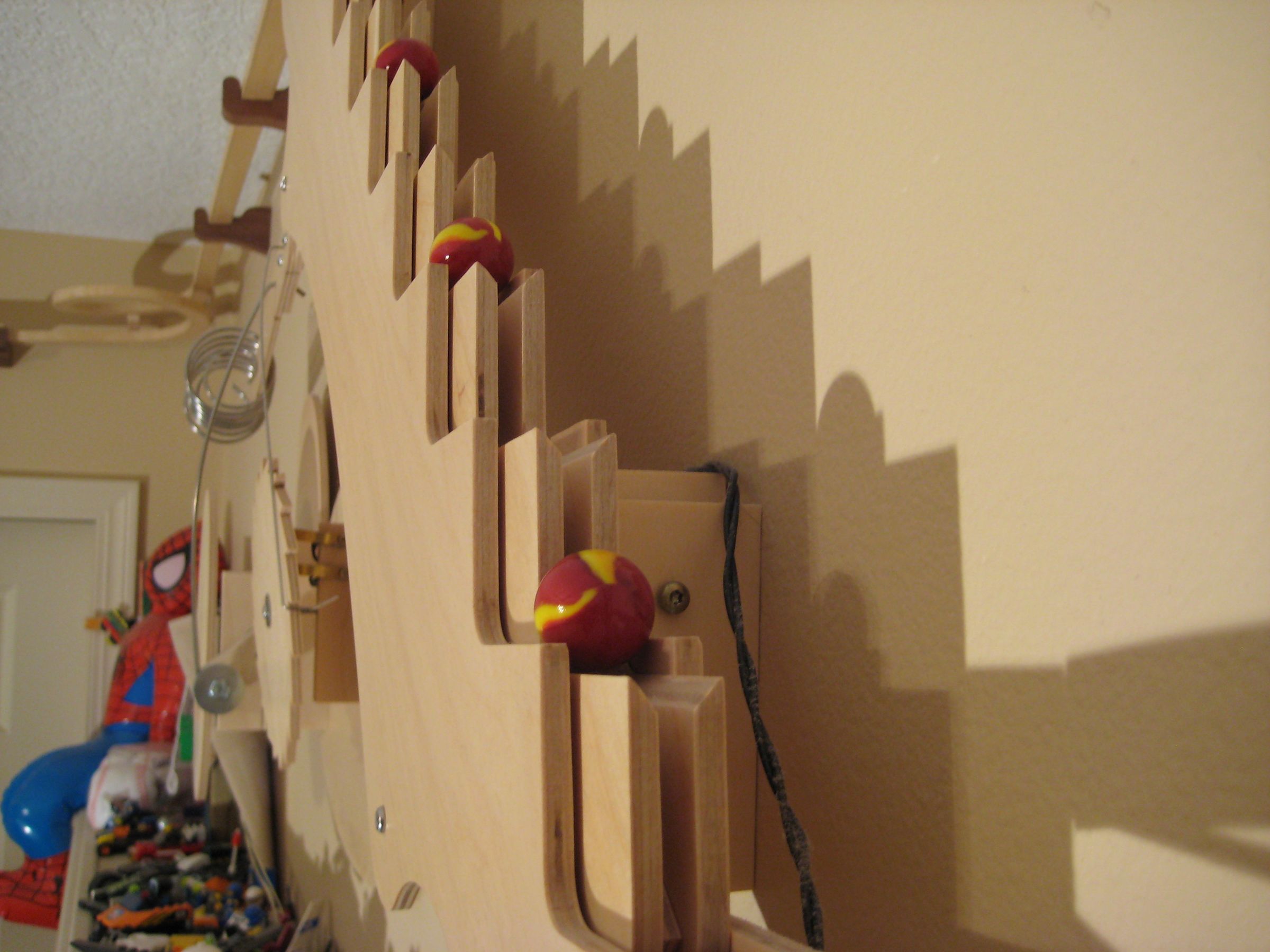 Kinetic Marble Track Around the Top of a Room : 9 Steps (with Pictures ...